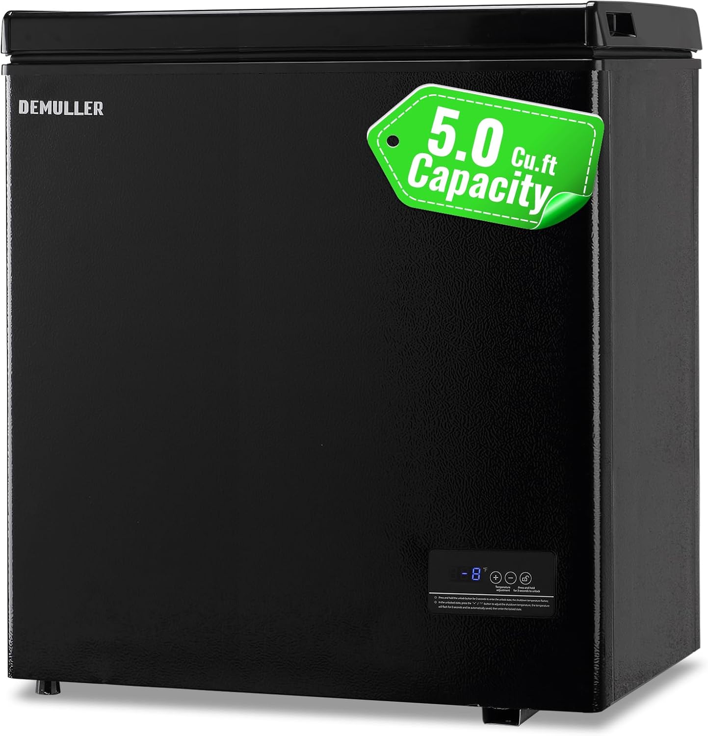 Amazon.com: DEMULLER Chest Freezer with Electronic Panel, Accurate ...
