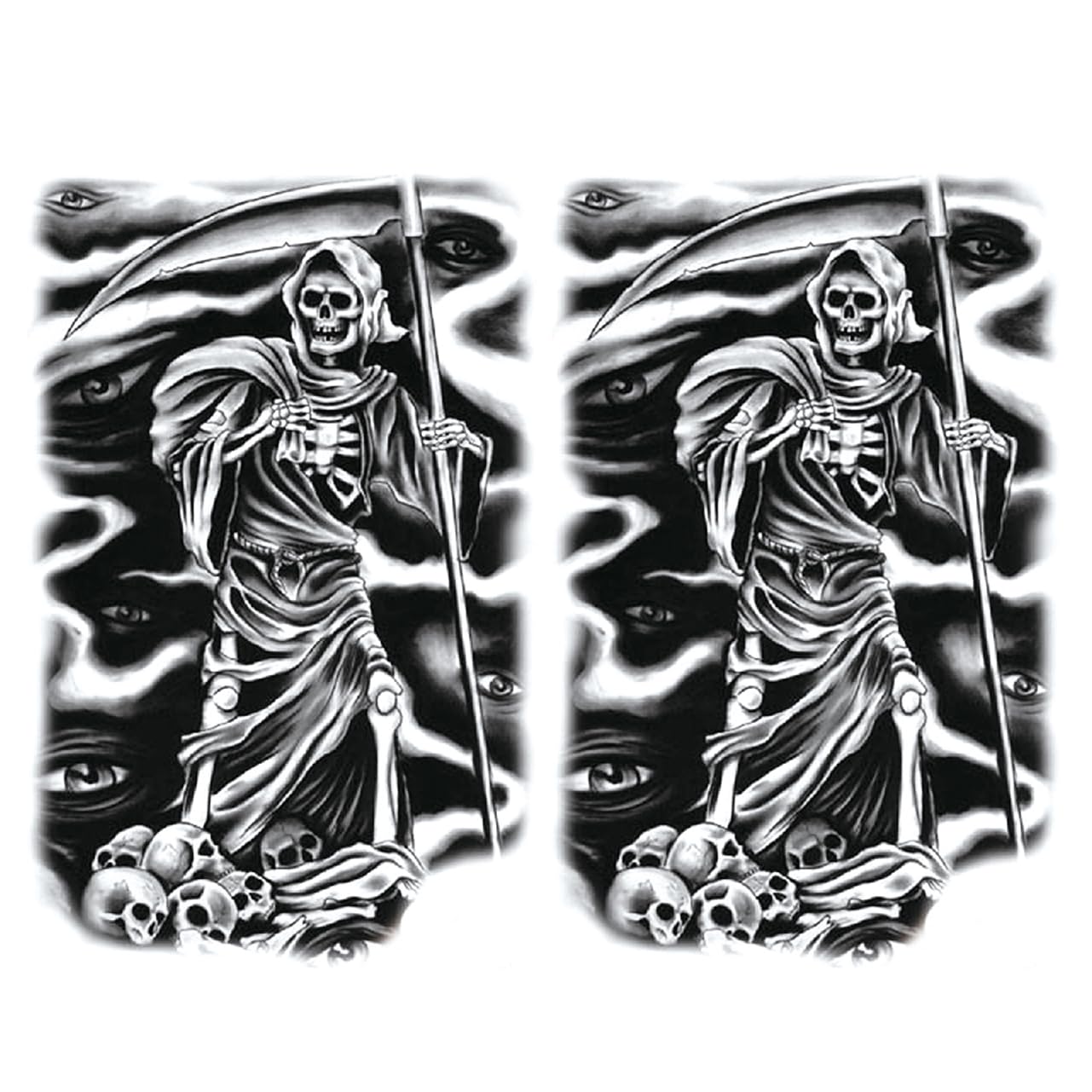 Amazon.com : Oottati 2 Sheets Waterproof Arm Temporary Tattoo Stickers ...