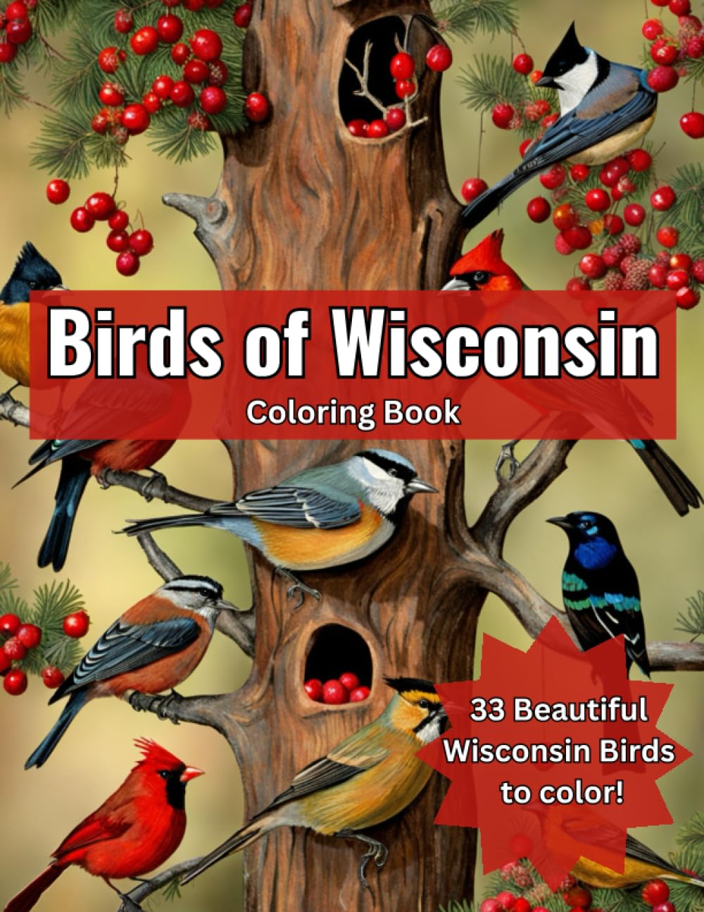 Amazon.com: Birds of Wisconsin Coloring Book: Color the Birds of ...