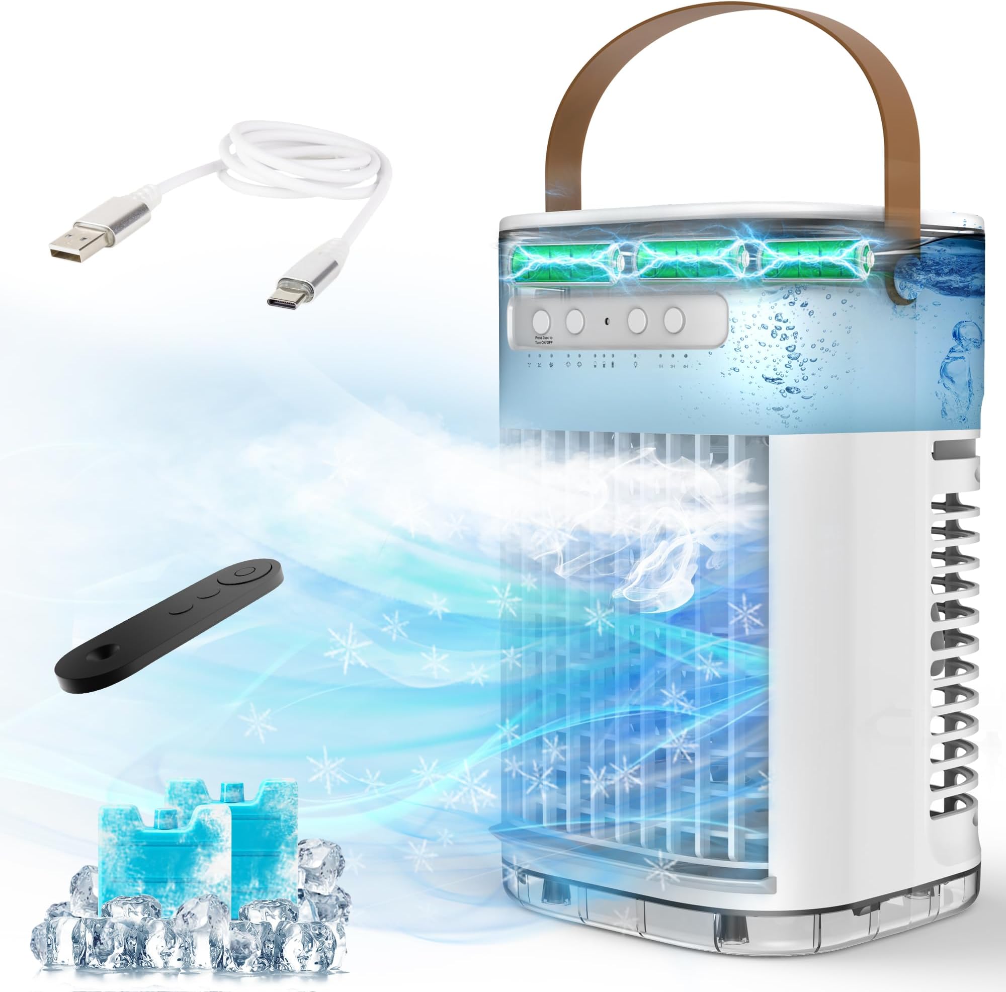 Amazon.com: ChillWell 2.0 Evaporative Air Cooler for Room - 4-Speed ...