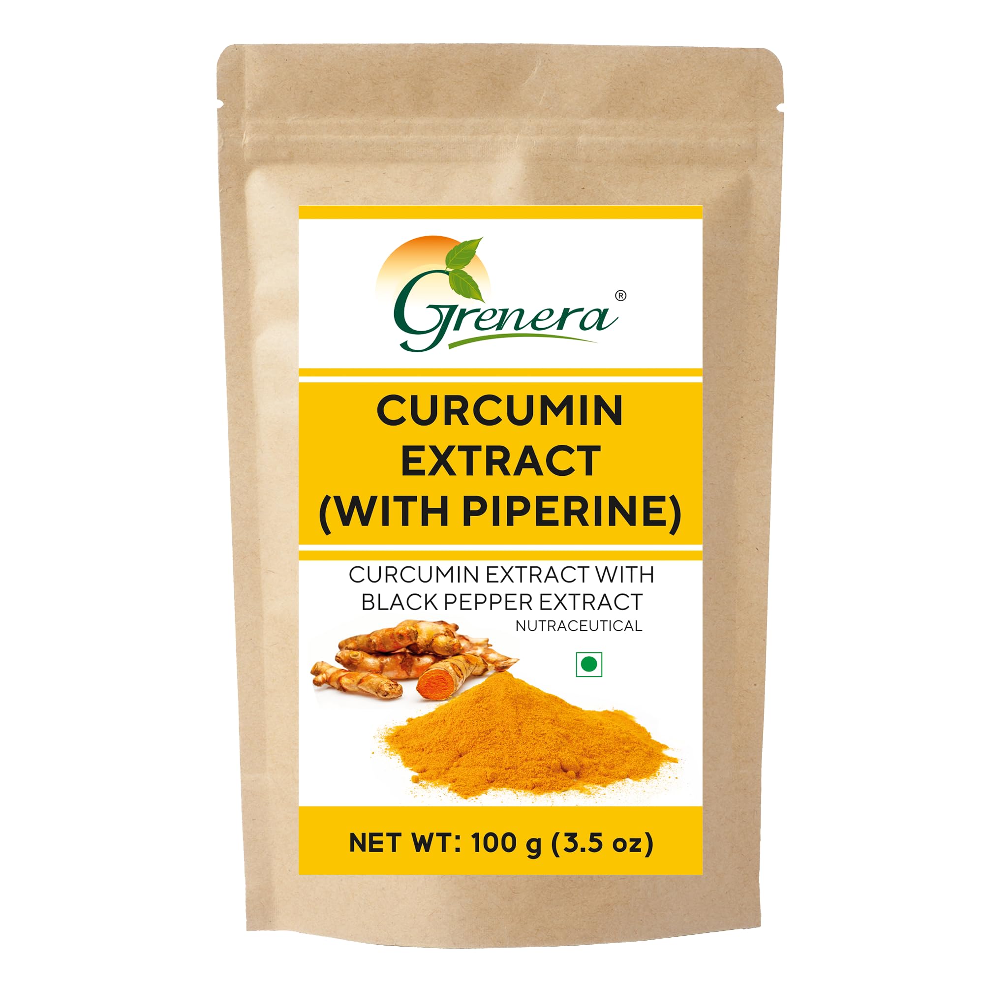 Grenera Curcumin Extract with Piperine Extract (Superior Turmeric ...