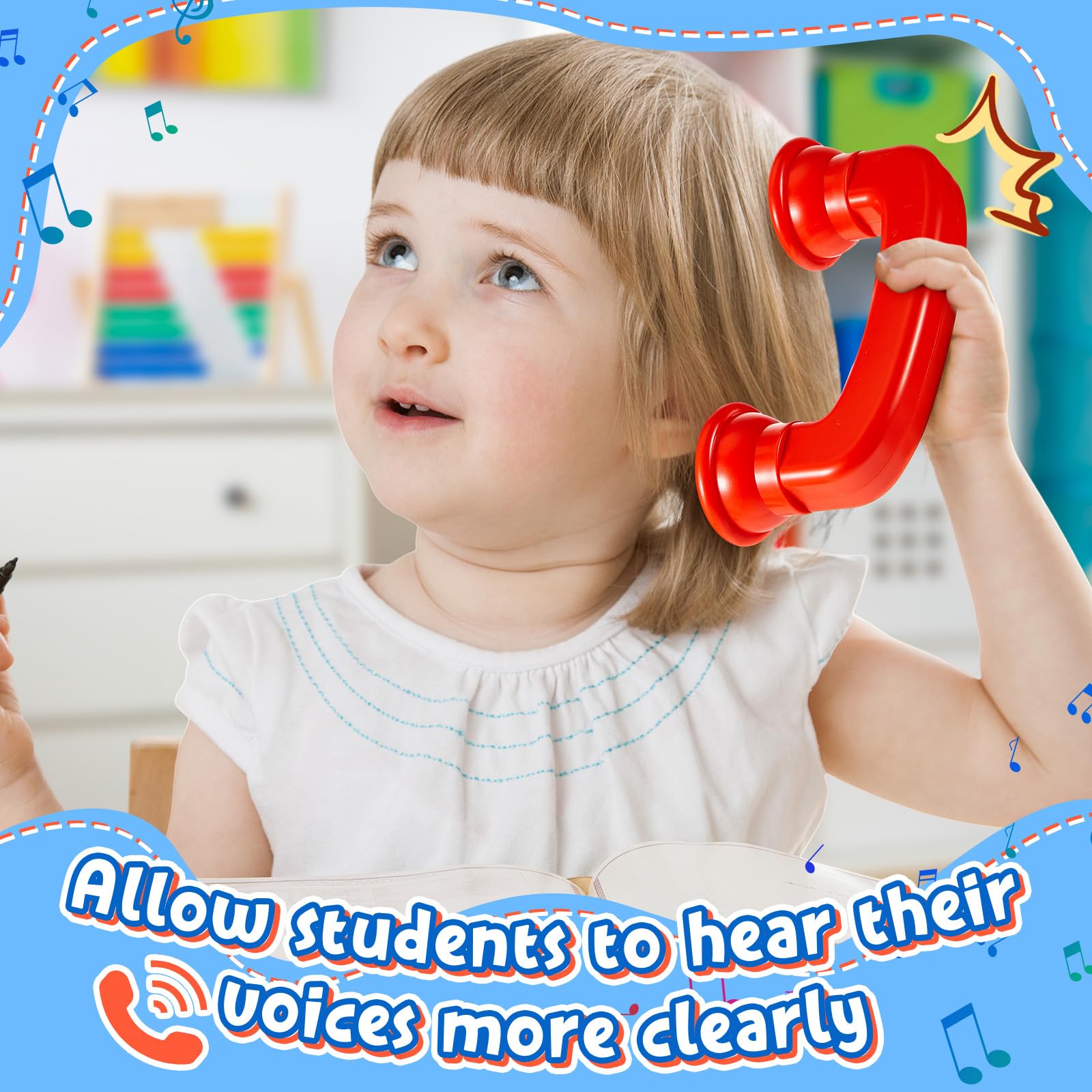 Snapklik.com : 48 Pcs Reading Phones For Classroom Whisper Dyslexia ...
