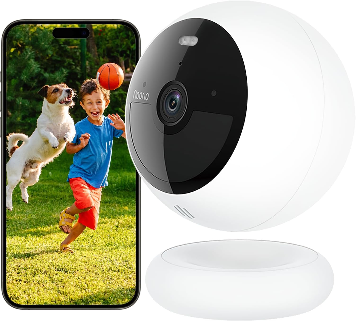 Amazon.com : Girafit 2K Window Camera (1 Pack)+5GHz & 2.4GHz Indoor ...