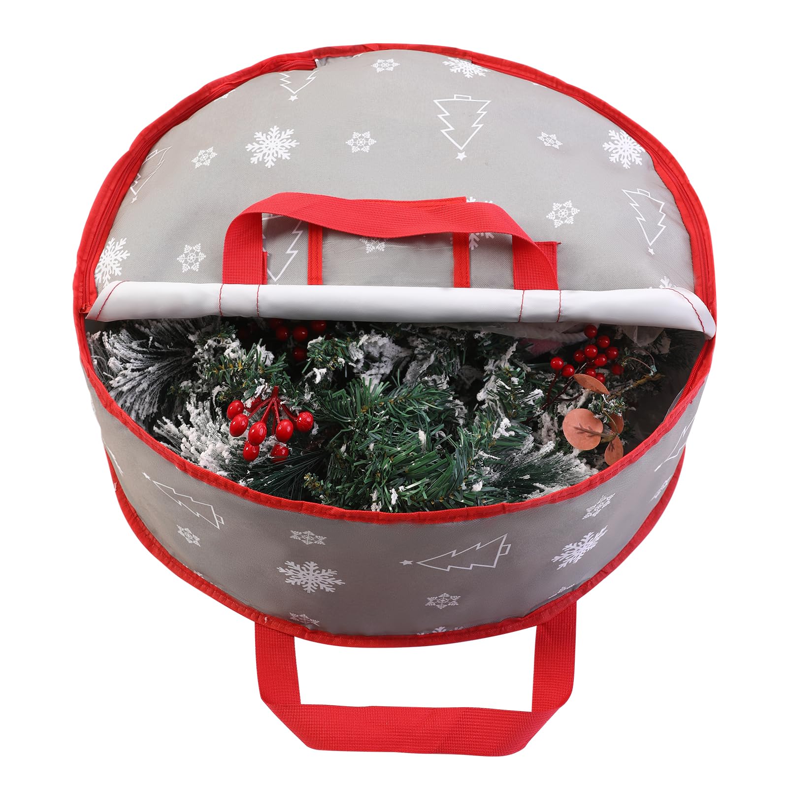 Amazon.com: YIYA Christmas Wreath Storage Box 24 Inch Garland Holiday ...
