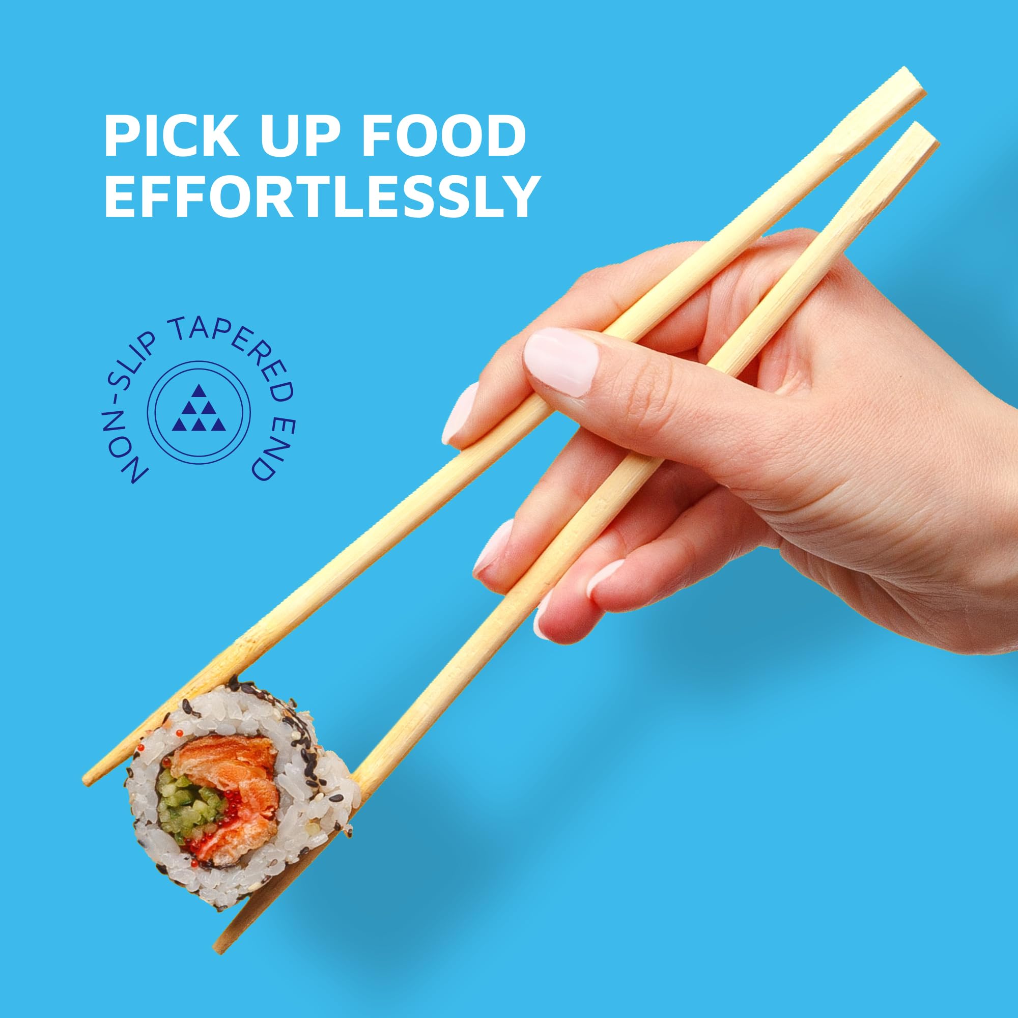 Snapklik.com : MontoPack Individually Wrapped Twin Chopsticks Bulk 50 ...