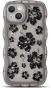 Amazon.com: NITITOP Compatible with iPhone 14 Case Cute Clear for Women Girls Flower Floral ...
