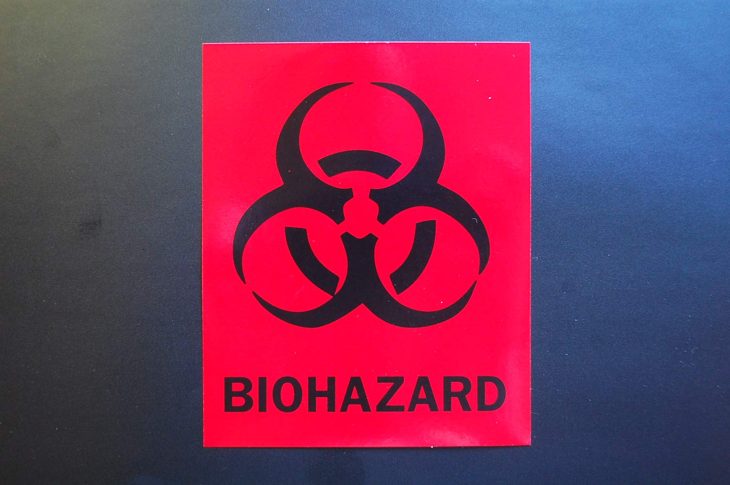 5" X 4" Biohazard Biological Hazard Danger Safety Warning Sign Label ...