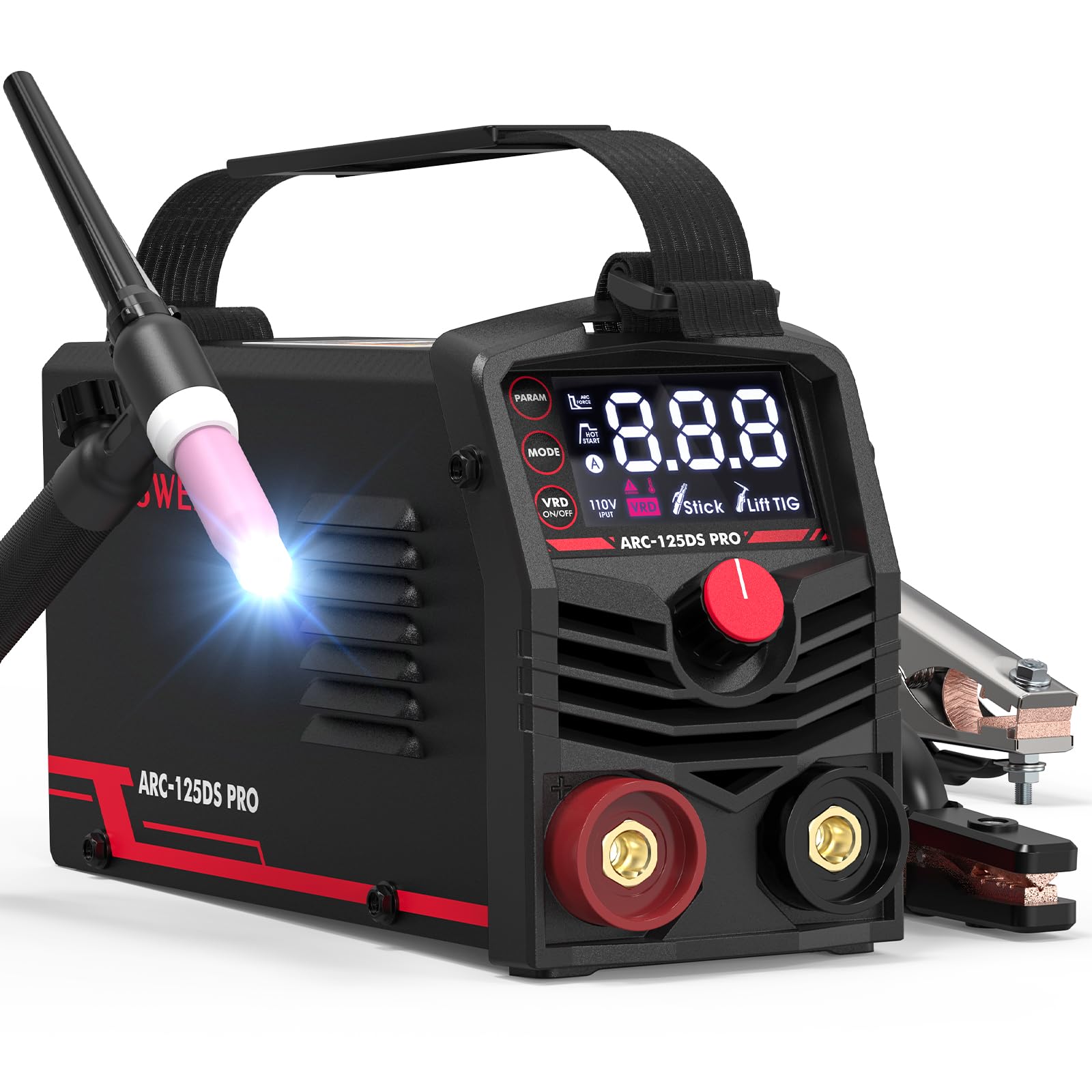 Actual 125A Stick Welder, Super Mini 110V MMA Welding Machine, Easy