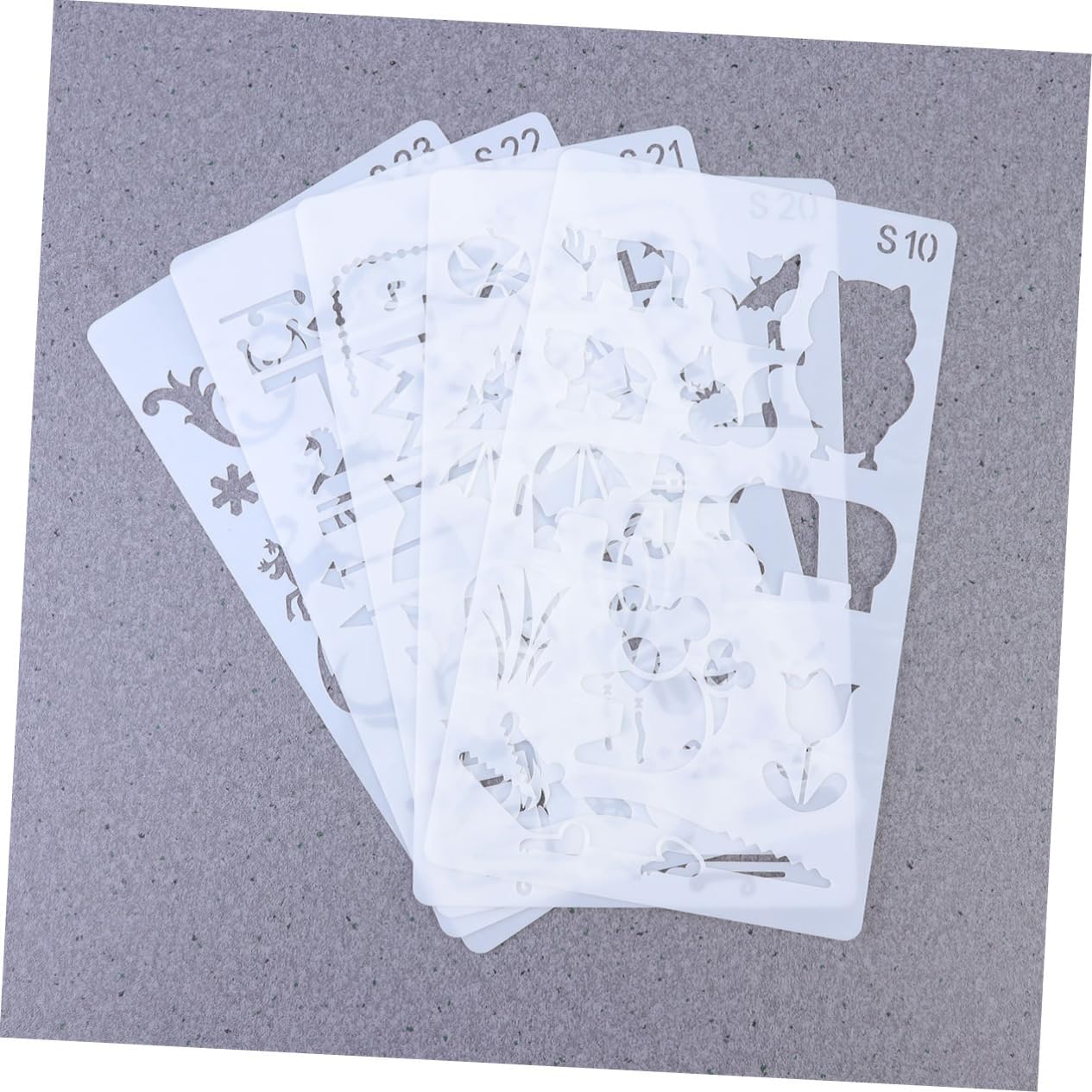 KONTONTY 61Pcs Wood Burning Stencils Leather Burning Tool Pyrography ...