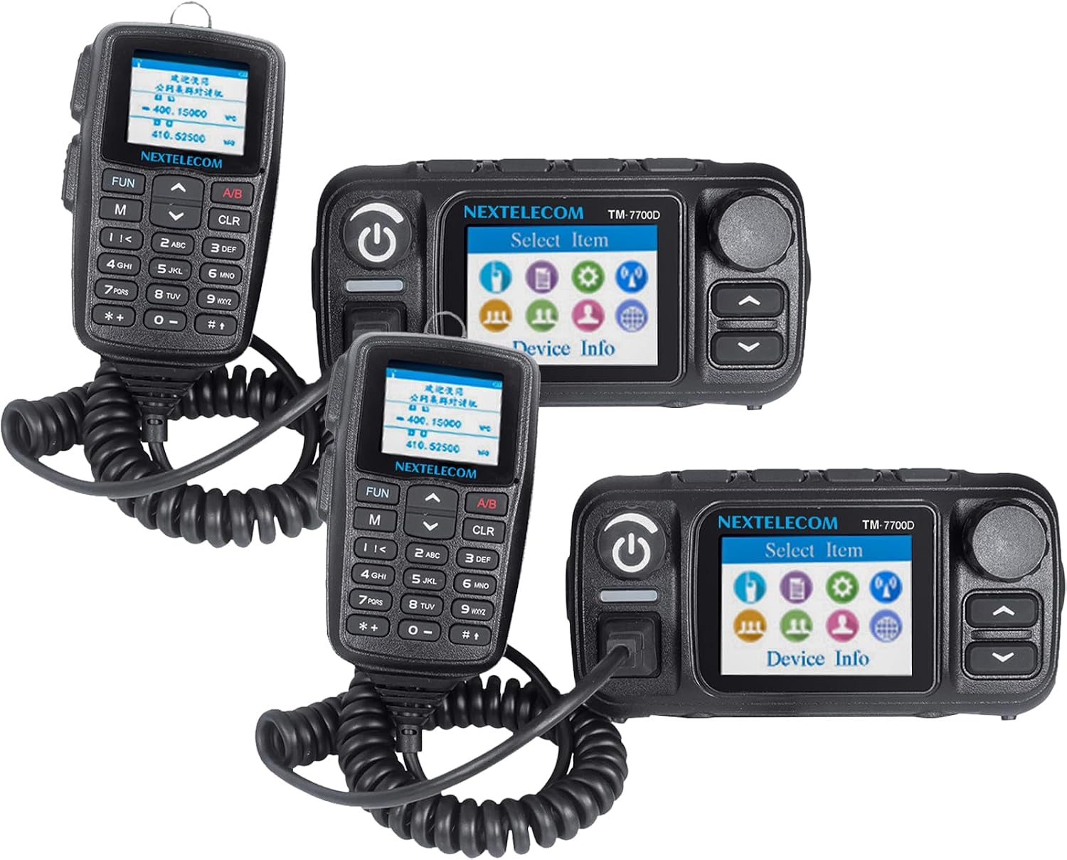 Amazon.com: NEXTELECOM 7700D Mobile Radio, 4G LTE & UV Dual Band Hybrid ...