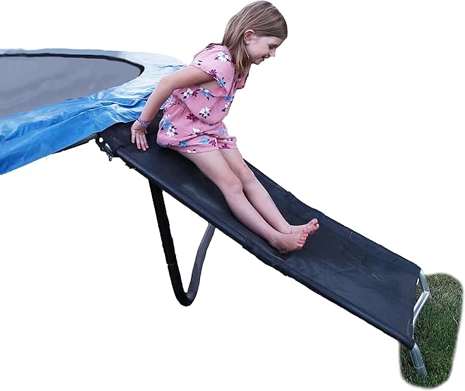 Amazon.com: Trampoline Pro The Original Trampoline Slide and Climber ...