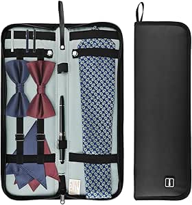 Amazon.com: Tie Box Travel Case Men's Necktie Gift Box Rectangle Shape ...