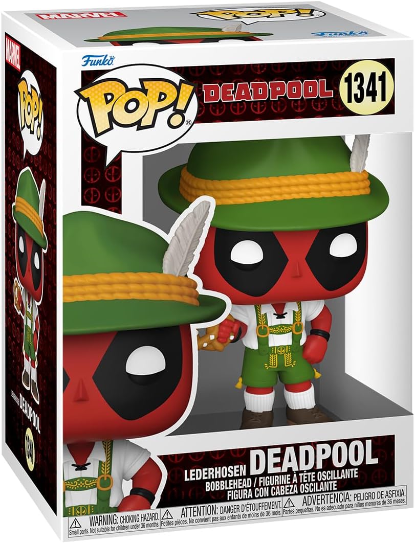 Funko Pop! Marvel: Deadpool - German Beer Fest Server - Lederhosen ...