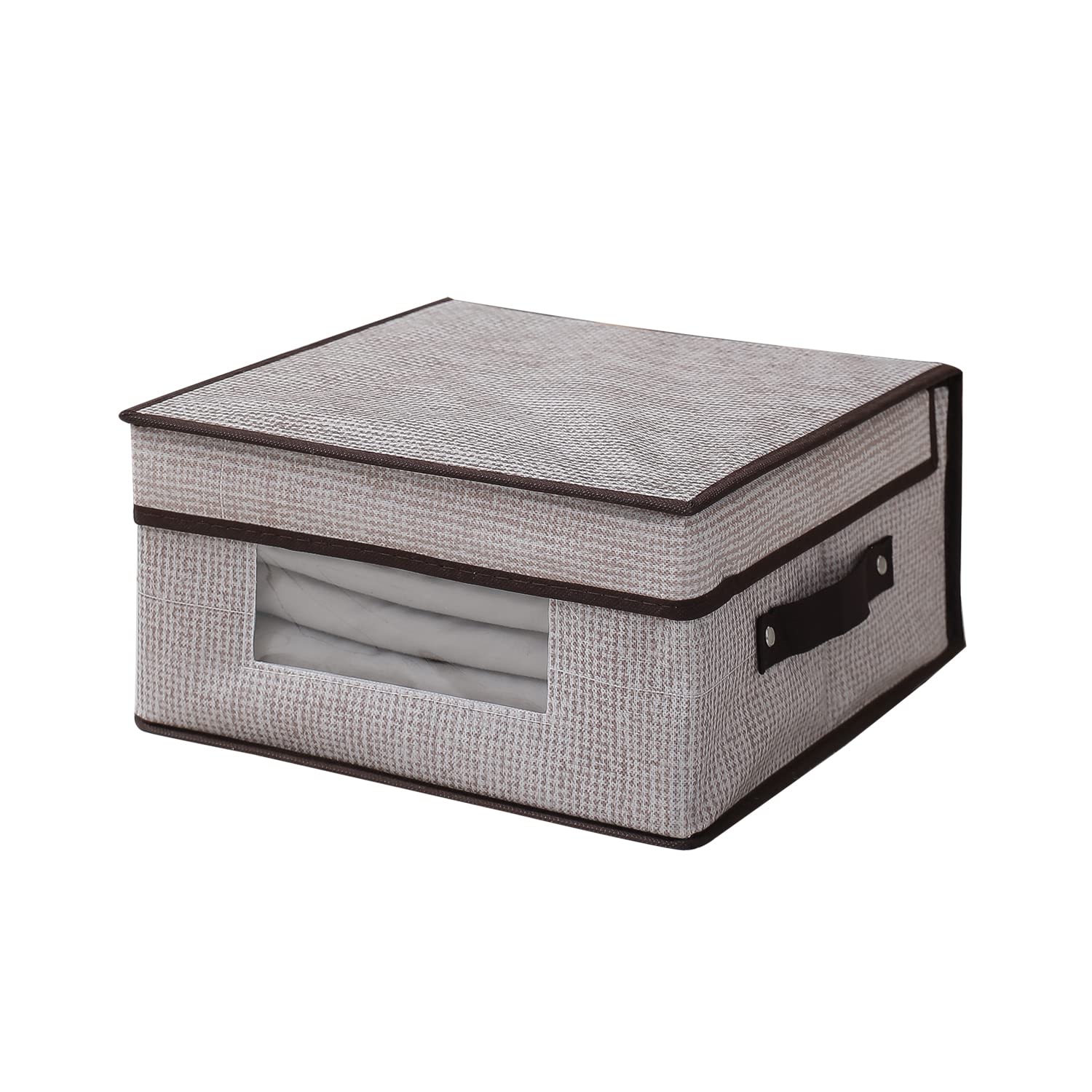 HomeStorie Clear Vision Storage Box Cupboard Organizer for Clothes ...