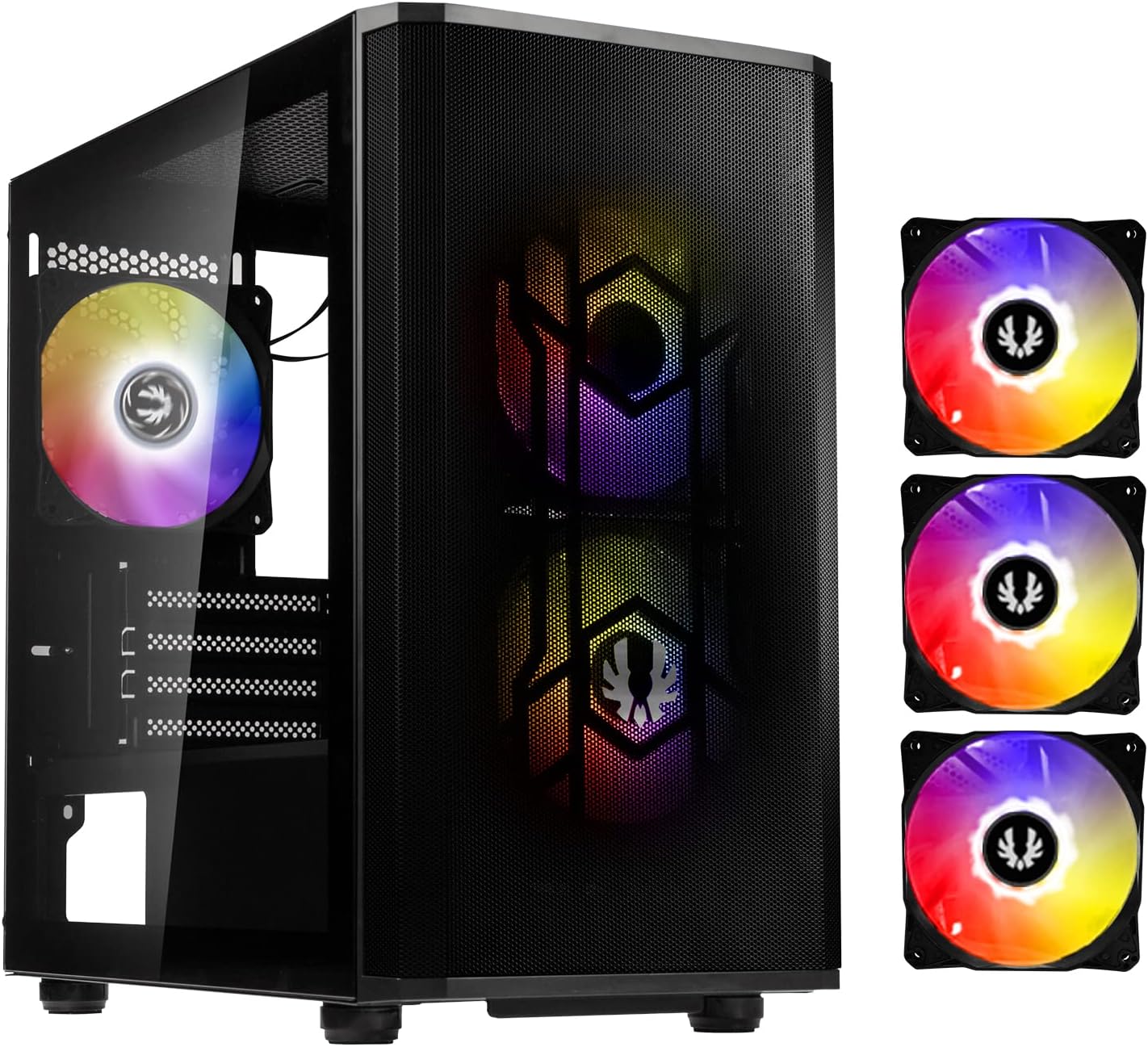 Amazon.com: BitFenix Nova Mesh mATX (Micro ATX, Mini ITX) High Airflow ...