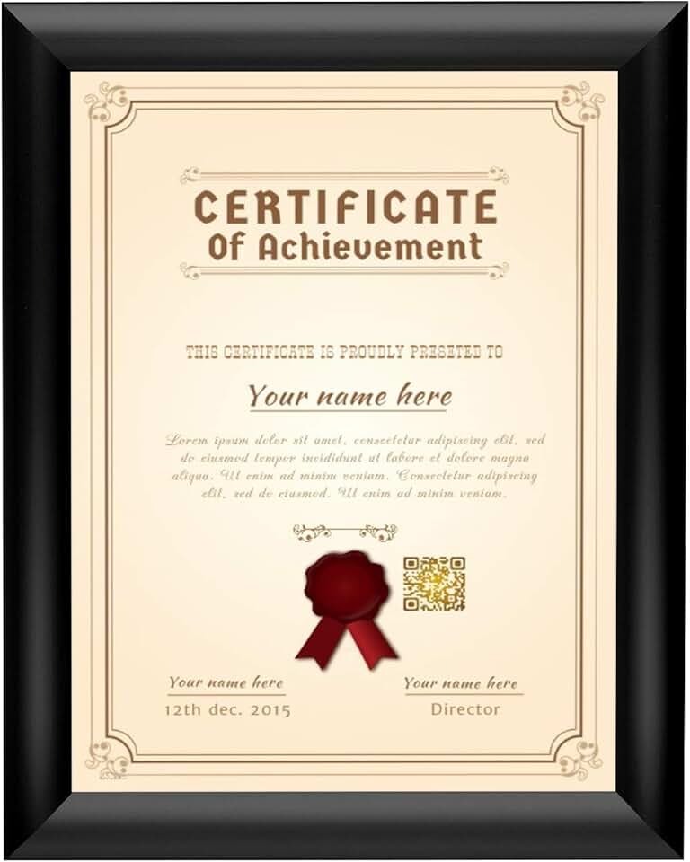 Amazon.ca: certificate frame