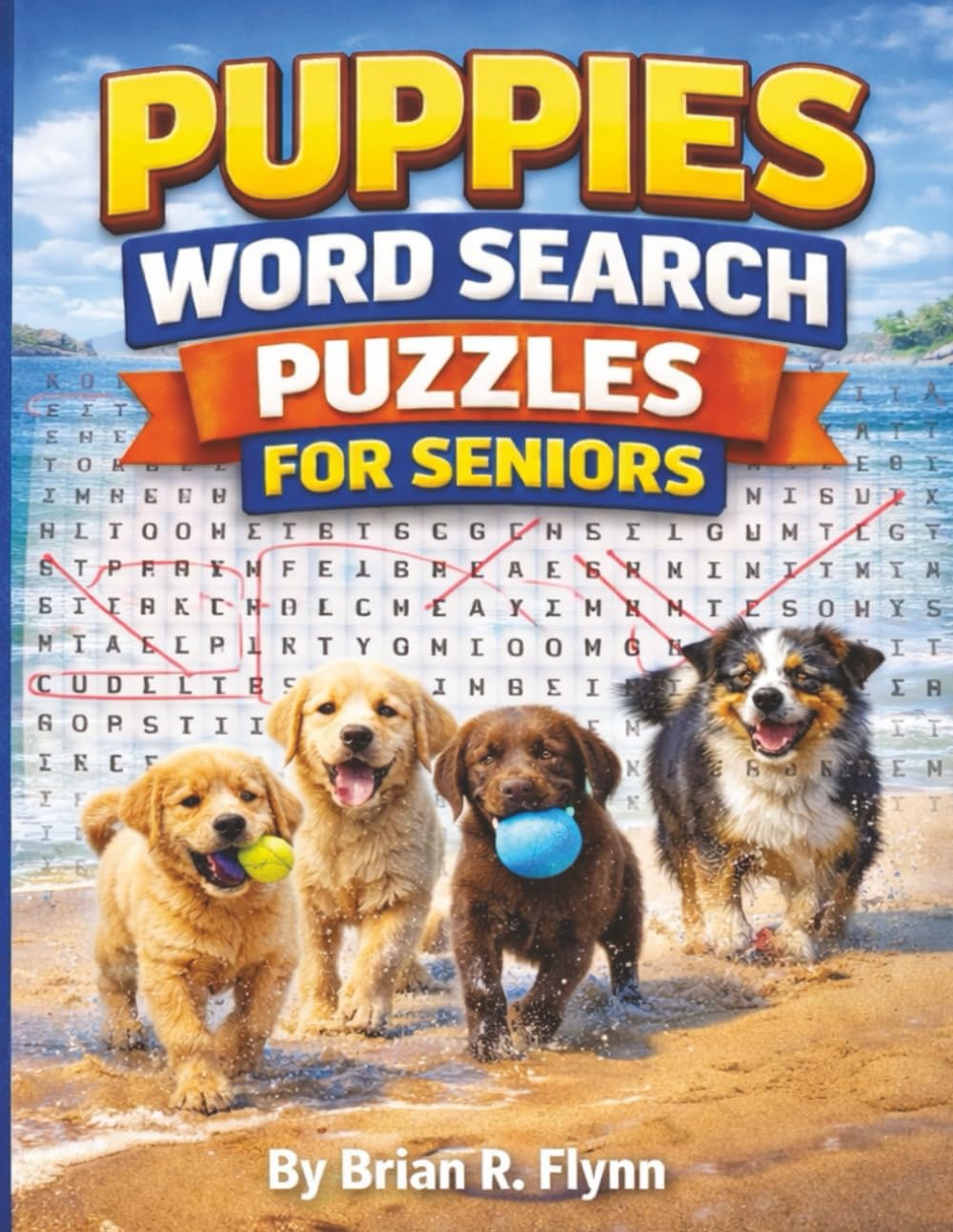 PUPPIES WORD SEARCH PUZZLES FOR SENIORS: LARGE PRINT WORD SEARCH ...