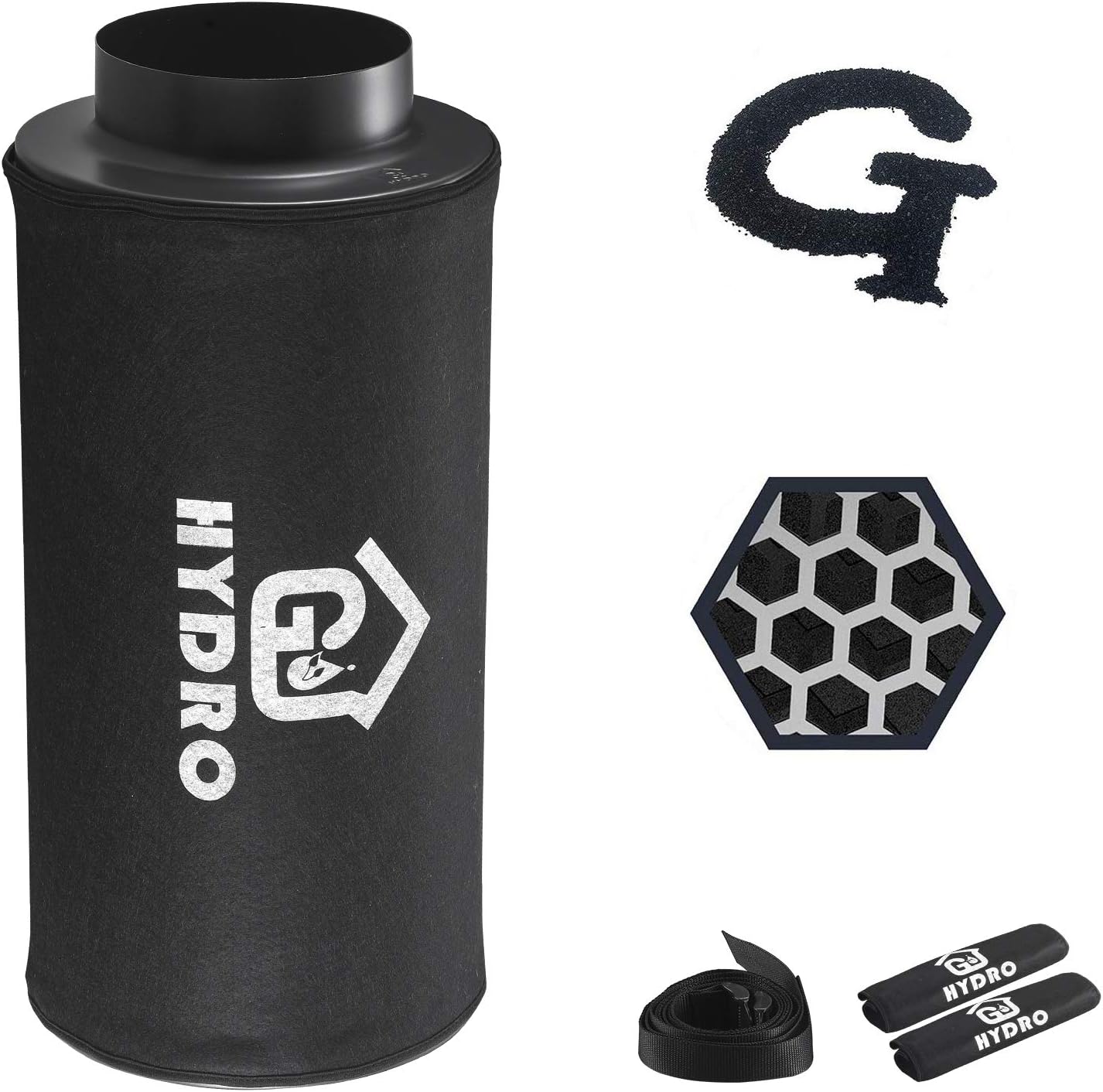 Amazon.com: G HYDRO Carbon Filter for 100% Air Filtration - Removes 3X ...