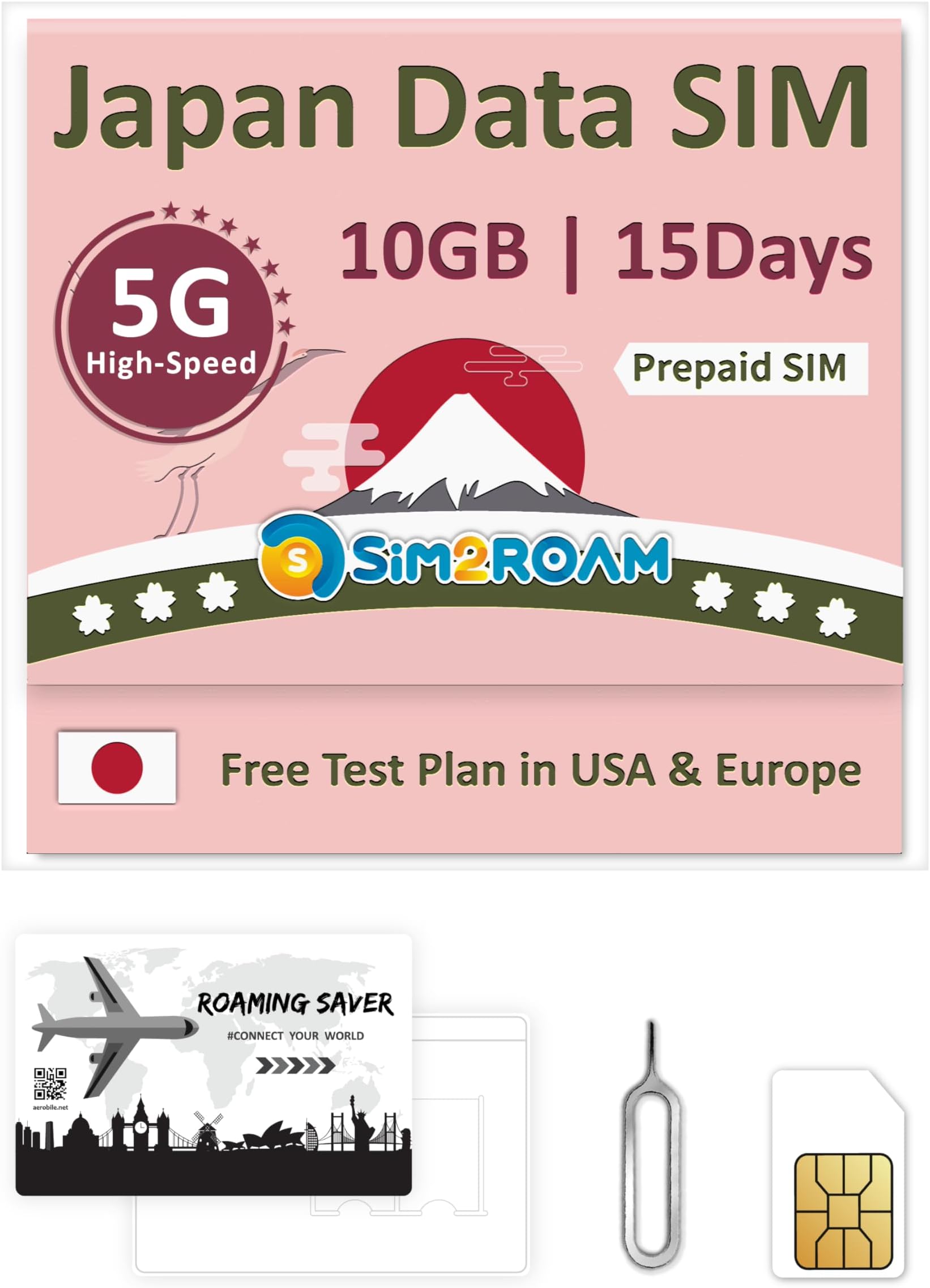 Amazon.com: Japan Data ONLY SIM Card 15 Days | Unlimited Internet Data (10GB at 4G LTE High ...