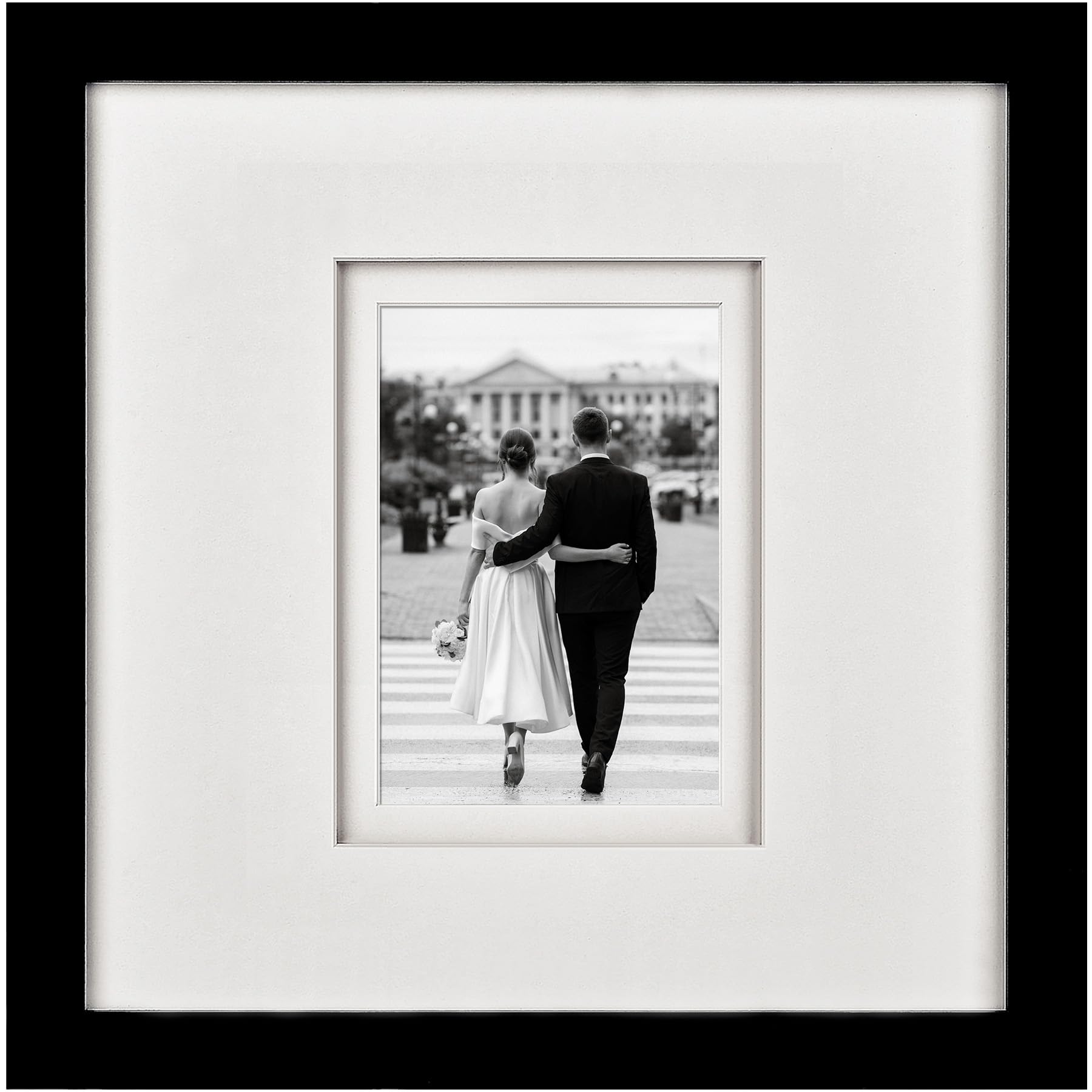 Amazon.com - Yaetm 12x12 Square Picture Frame Matted to 5x7, Double ...