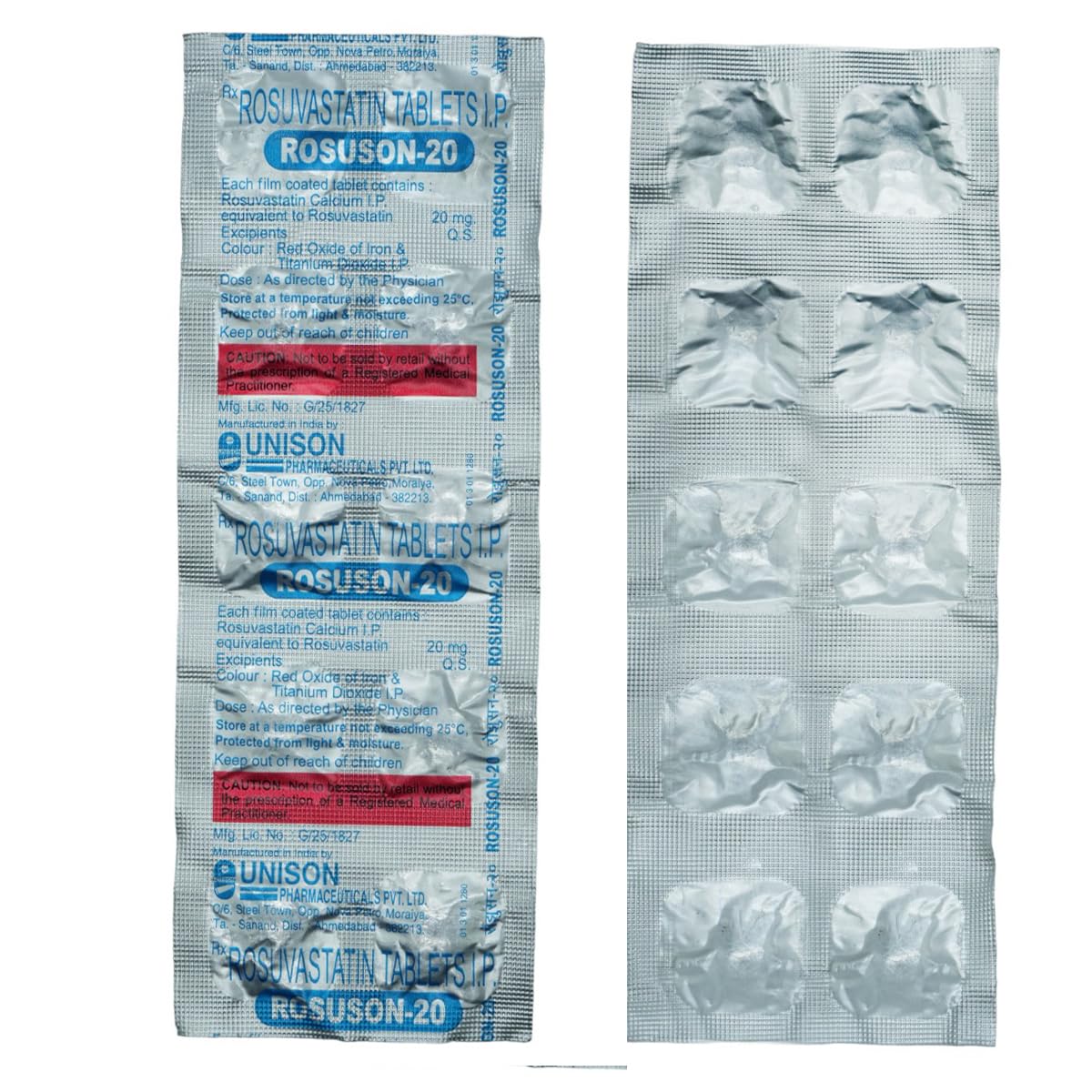 ROSUSON 20MG - Strip of 10 Tablets : Amazon.in: Health & Personal Care