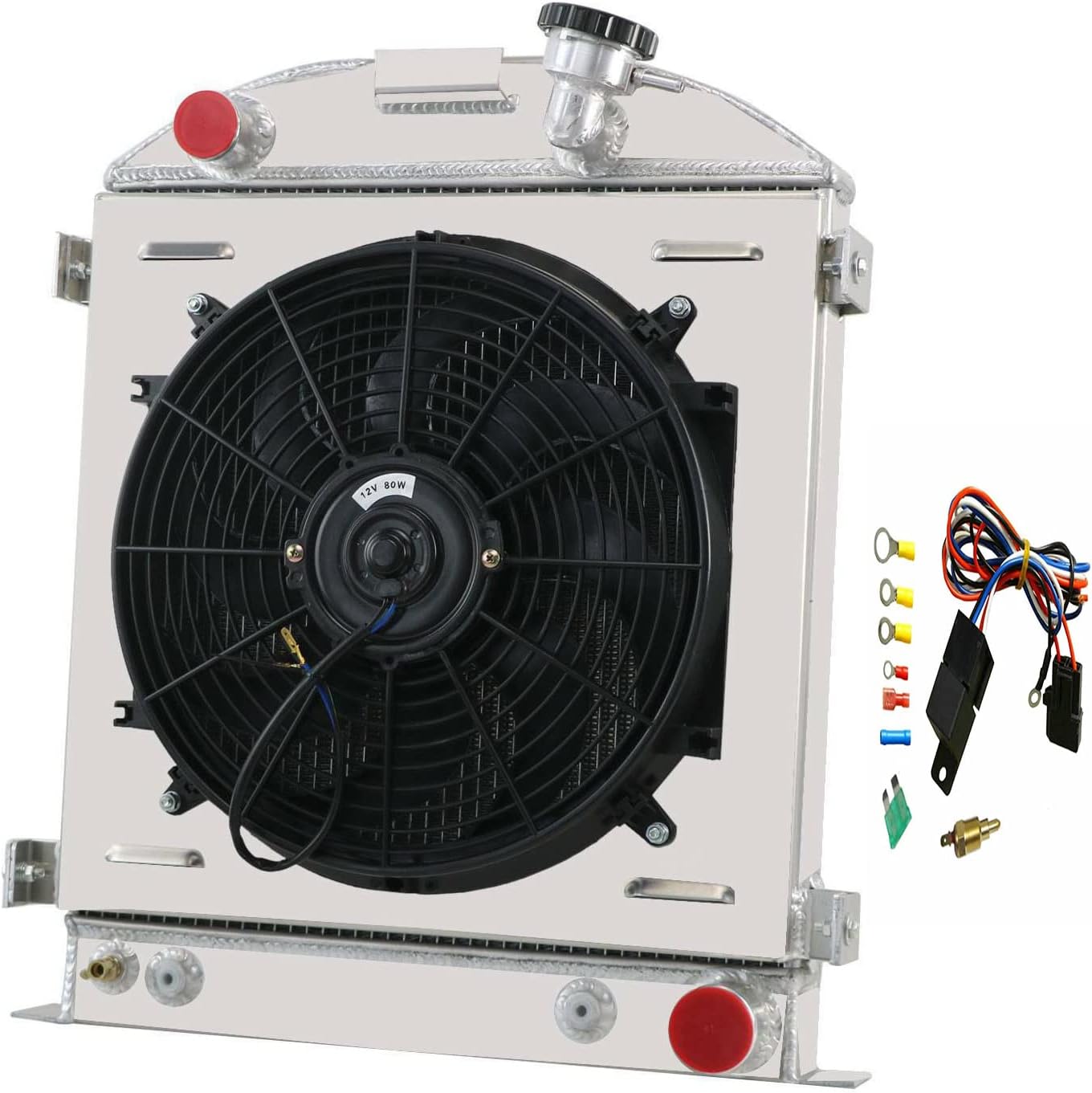 Amazon.com: HKAUTOPART Radiator Compatible with 1928-1932 Ford Chopped ...