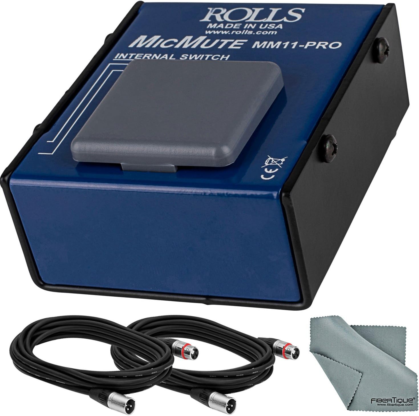 Amazon.com: Rolls Pro Switchable Microphone Mute/Talk Professional ...