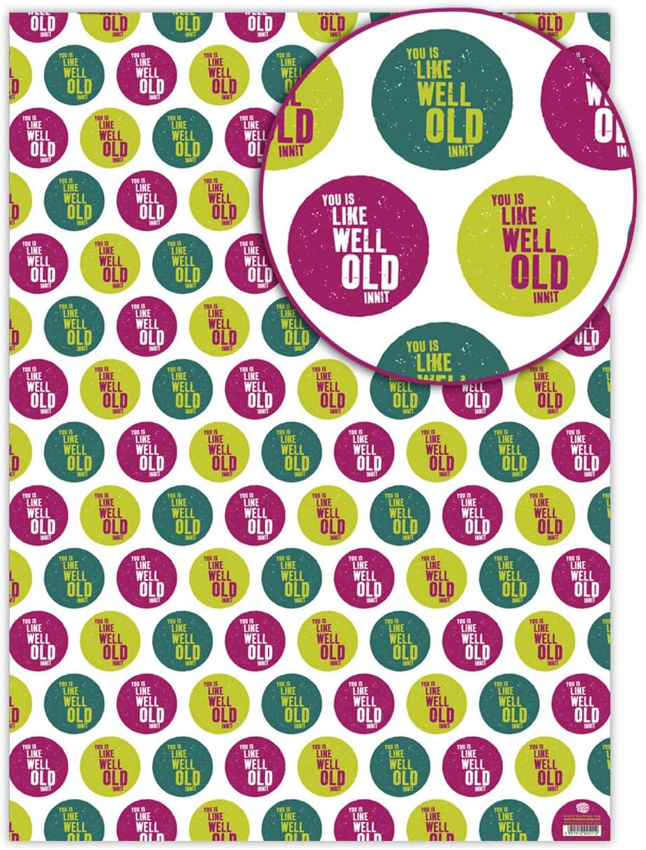 Brainbox Candy - 2 Sheets of Funny 'You Is Like Well Old Innit ...