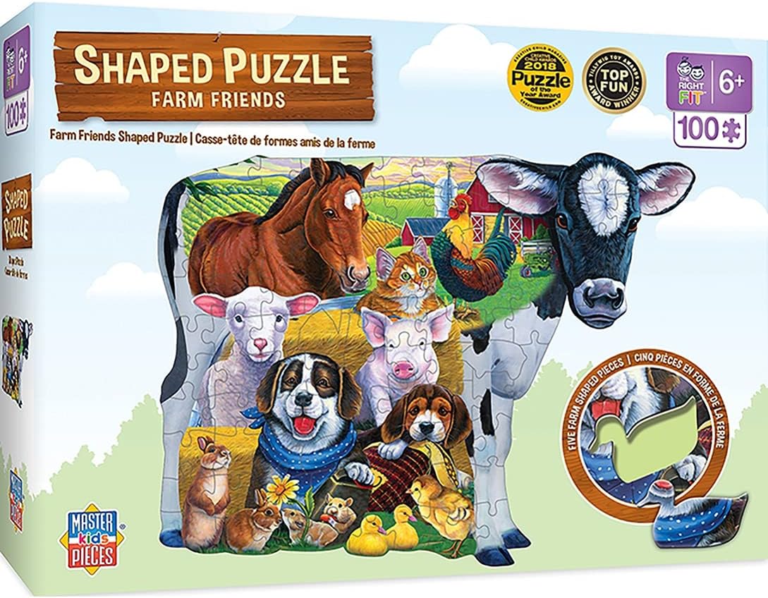 Amazon.com: Puzzles for Kids, 100 Piece Jigsaw Puzzle for Toddler and ...