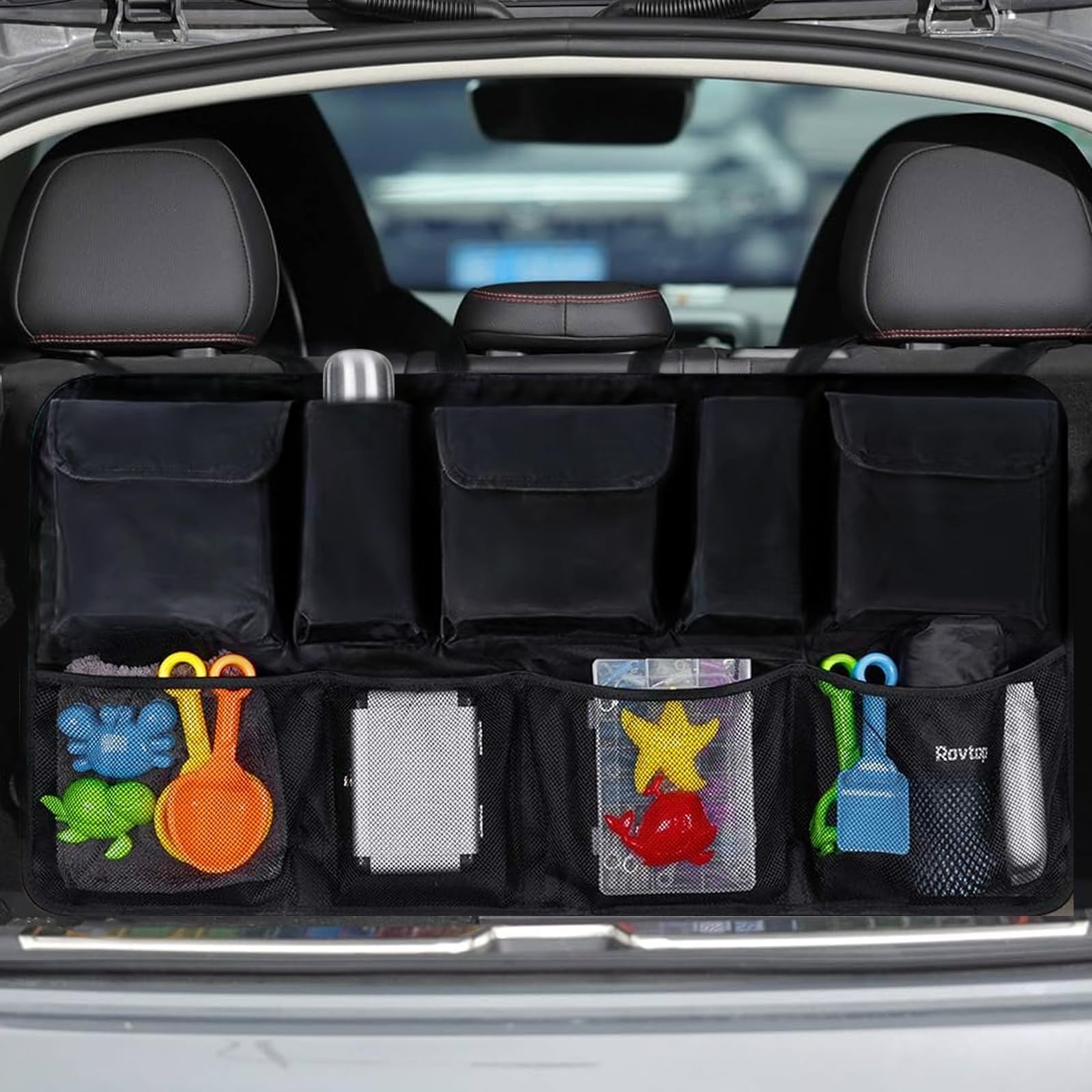 Amazon.com: Car Backseat Trunk Organizer, Auto Hanging Back Seat ...