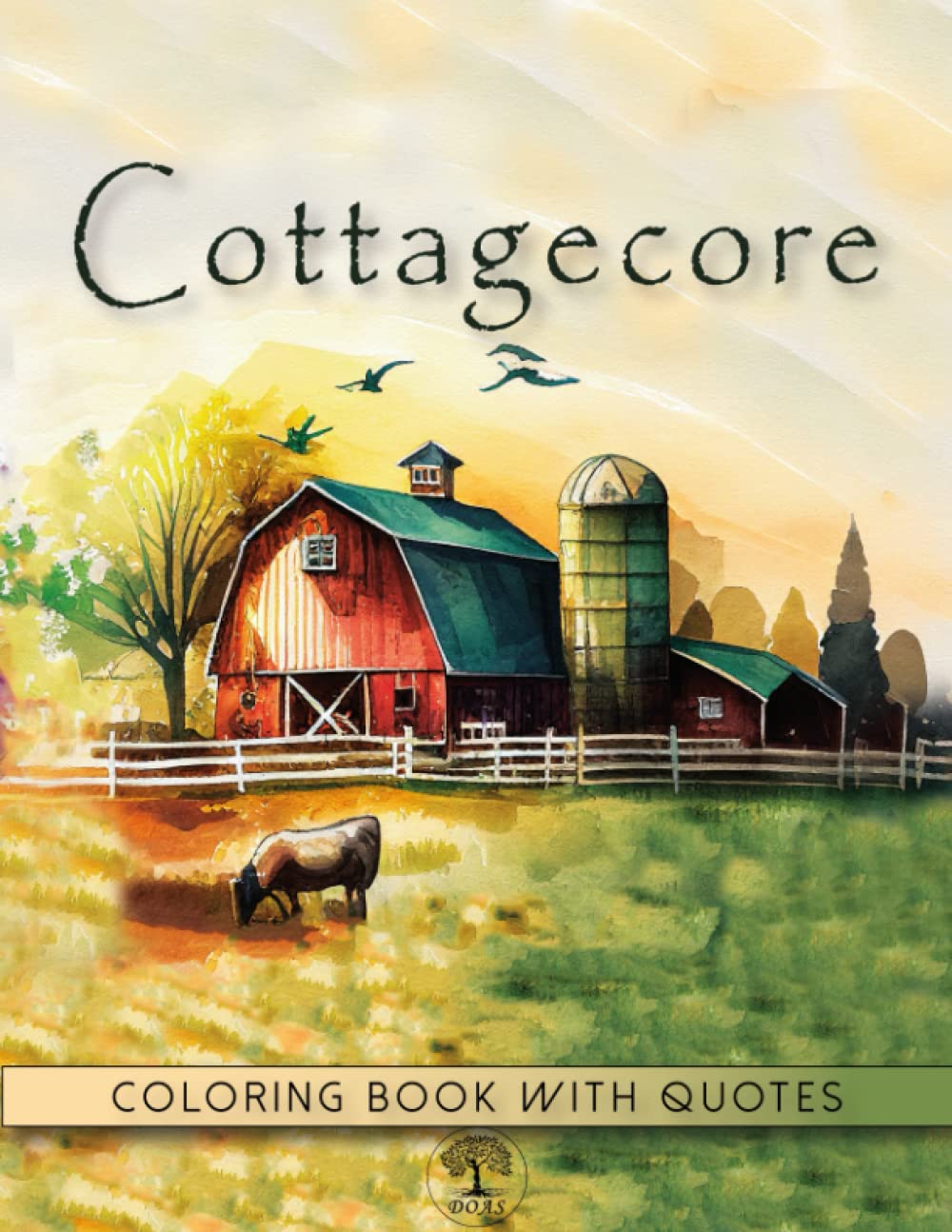 Cottagecore Coloring Book: Whimsical Dreams of Cozy Vintage Style ...
