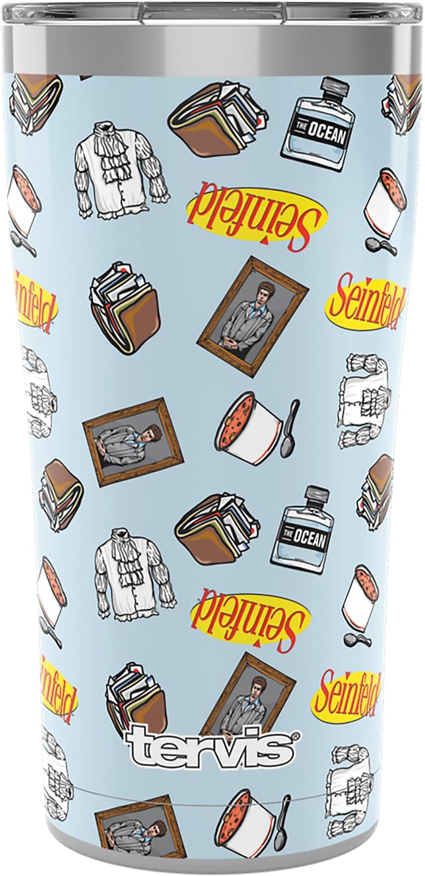 Amazon.com: Paladone Seinfeld Vandelay Industries Metal Travel Coffee ...