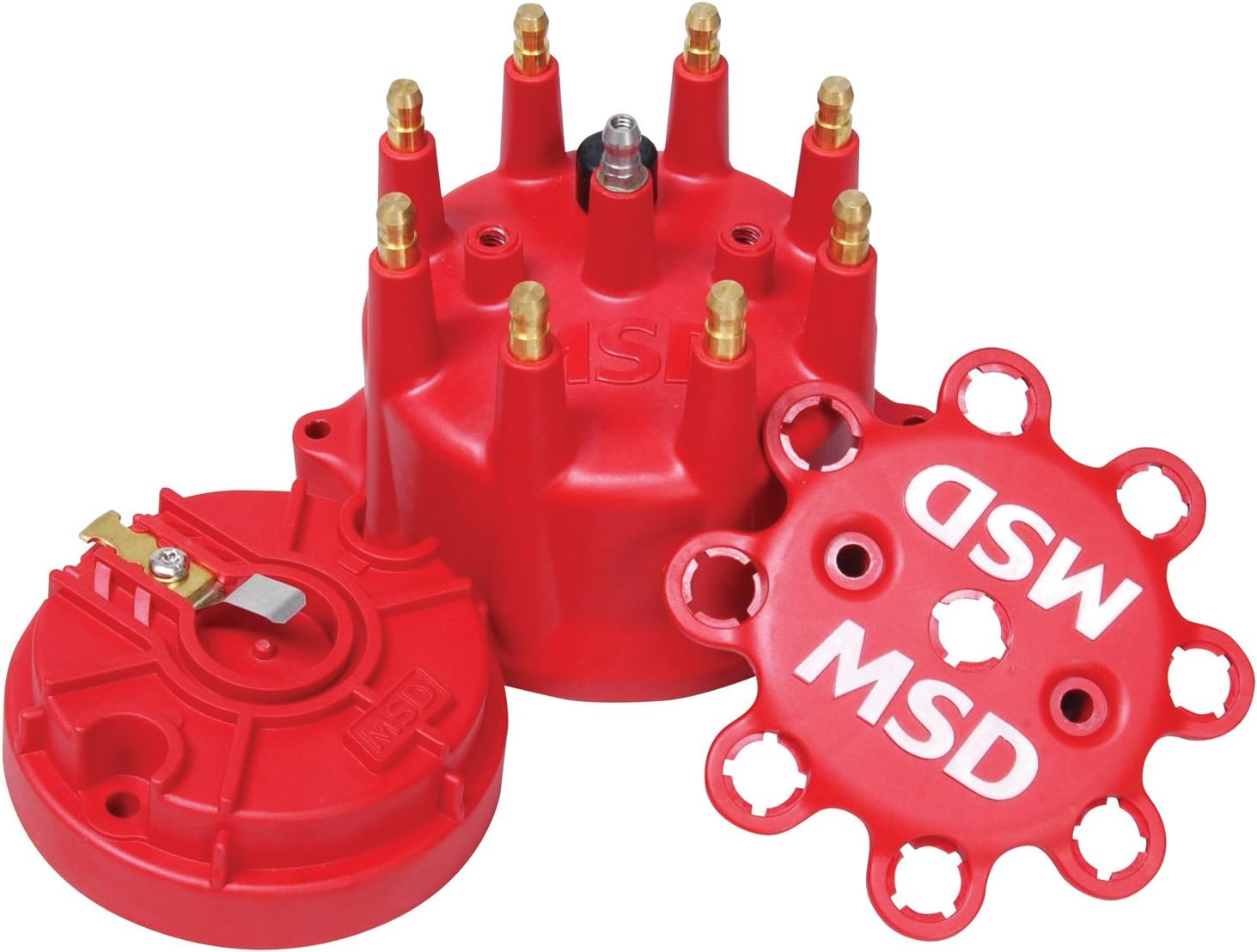 Amazon.com: MSD 8017 Cap and Rotor Kit Red : Automotive