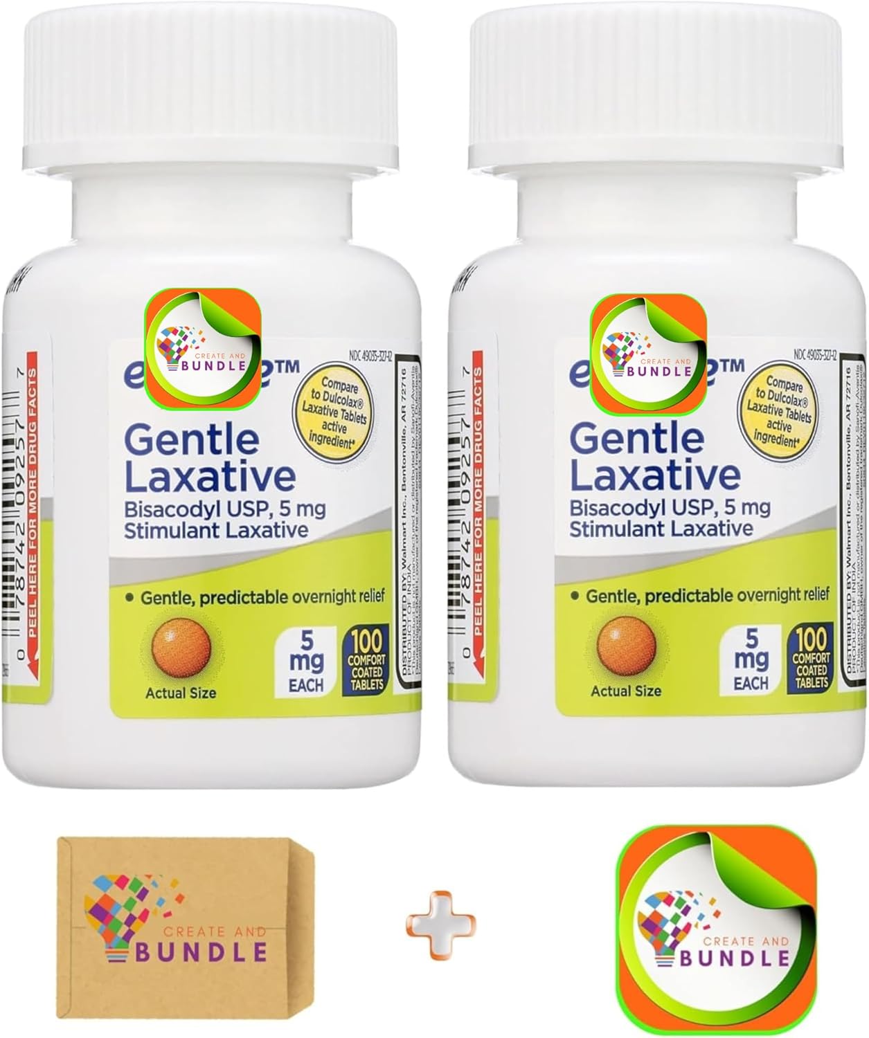 Amazon.com: Equate Bisacodyl Gentle Laxative Tablets for Adult ...