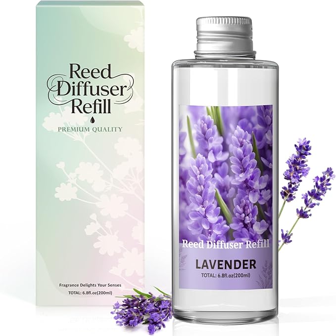Amazon.com: SCENTORINI Reed Diffuser Oil Refill, Lavender Diffuser Oil ...