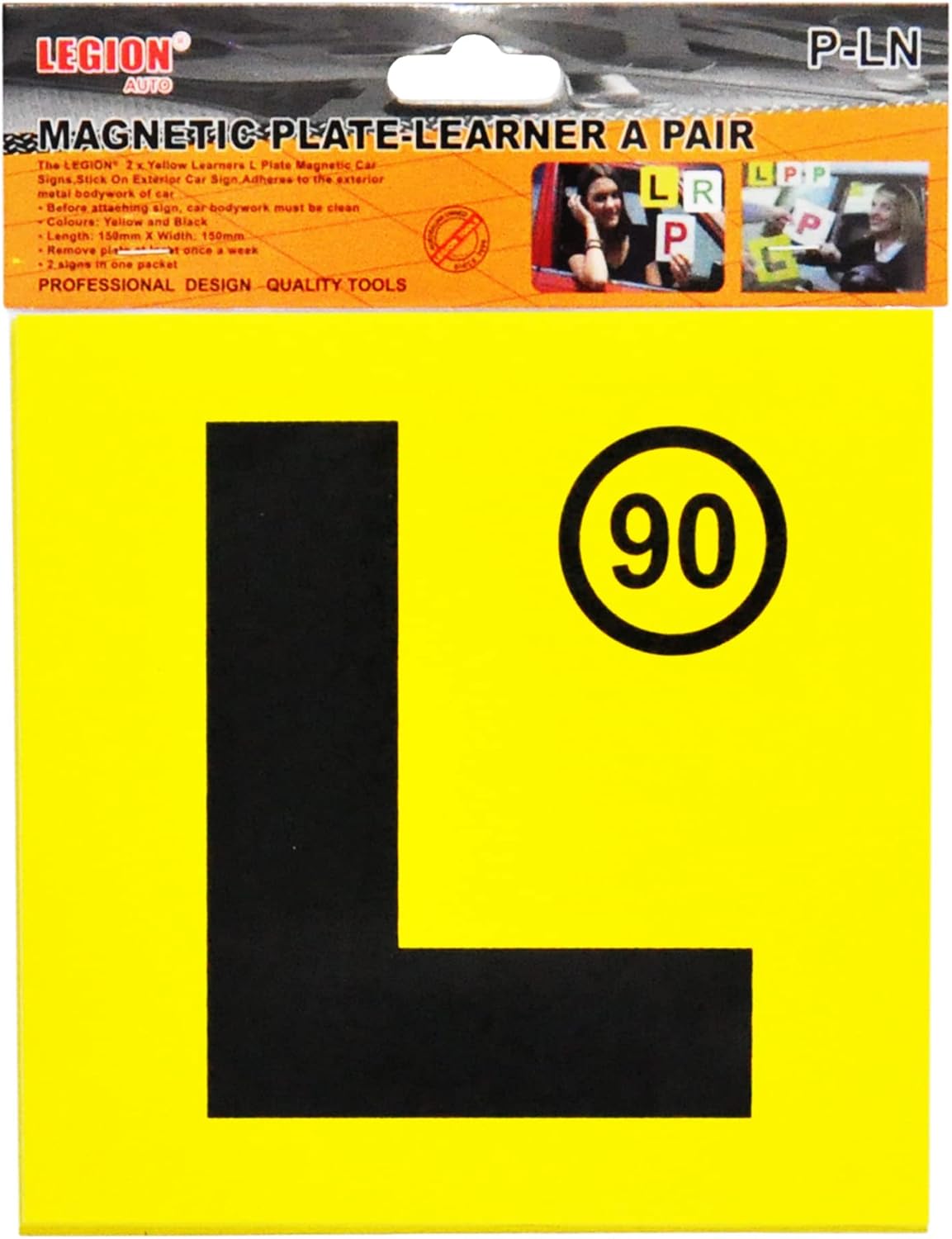 2pcs Learner Magnetic Yellow L Plate with Speed Limit Display for NSW ...