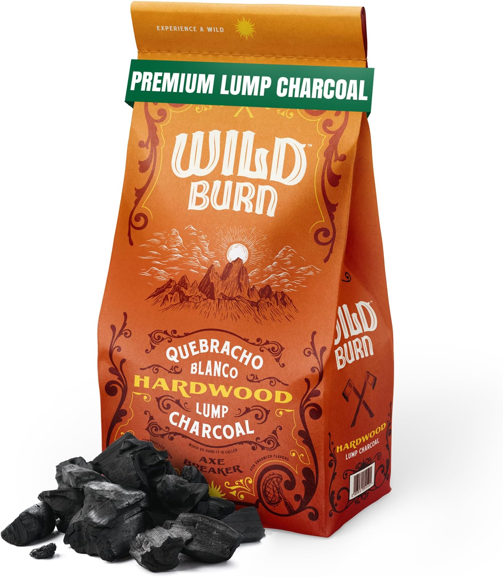 Amazon.com : WildBurn Premium Hardwood Lump Charcoal for Grilling ...