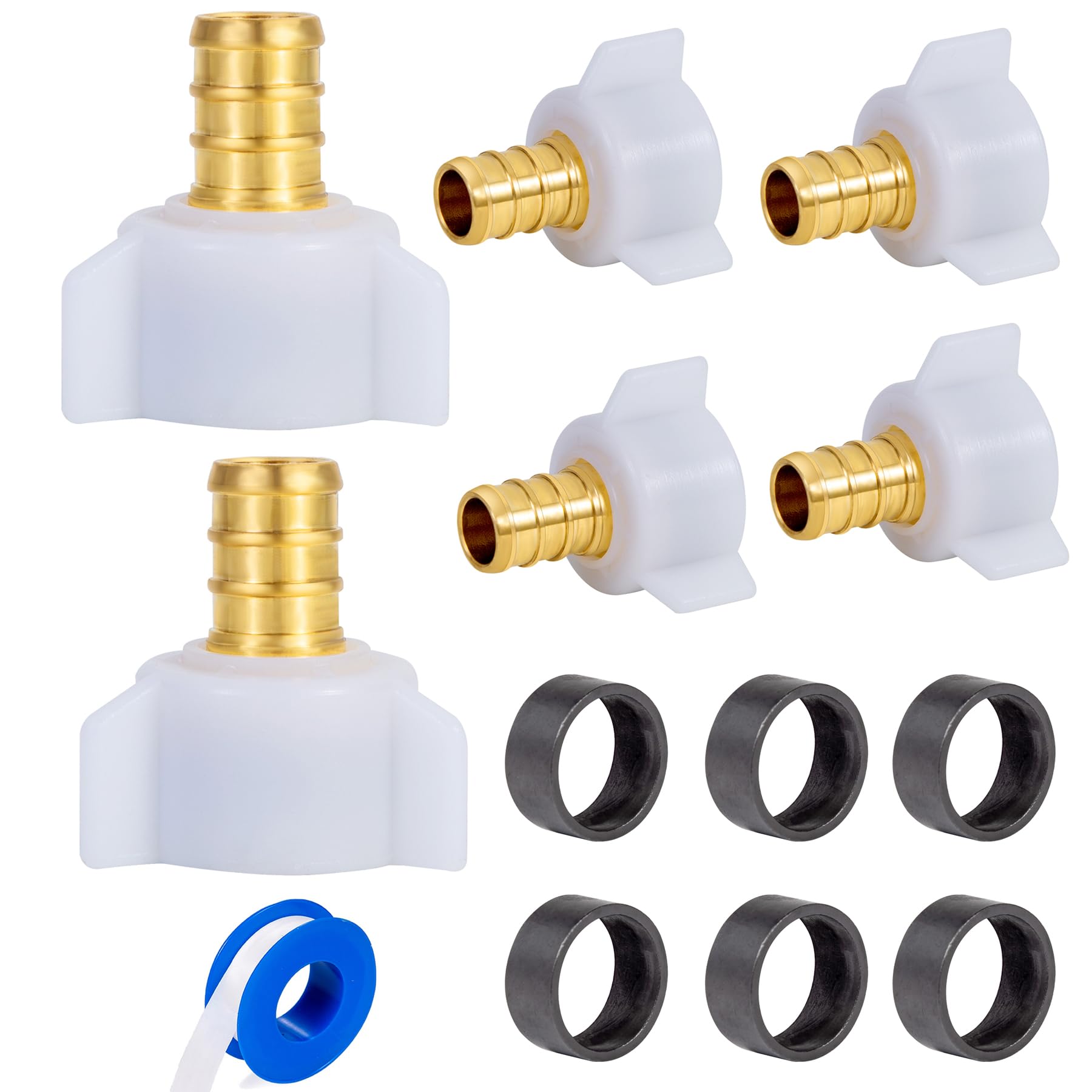 Snapklik.com : Breezliy Pex 1/2" Pex X 1/2" Female NPT Swivel Adapter ...