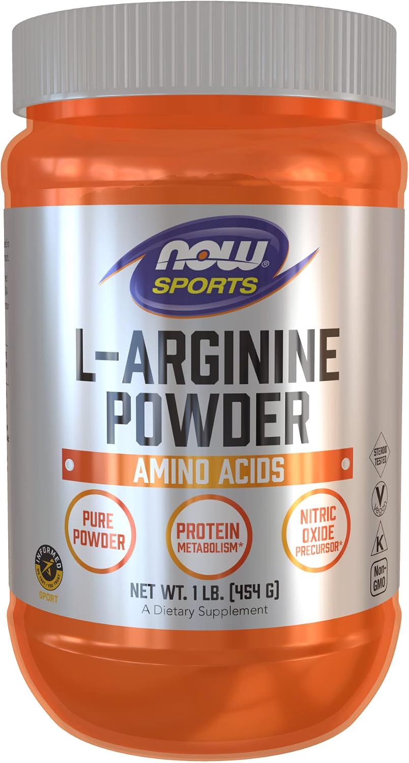 Amazon.com: NOW Sports Nutrition, L-Arginine Powder, Nitric Oxide ...