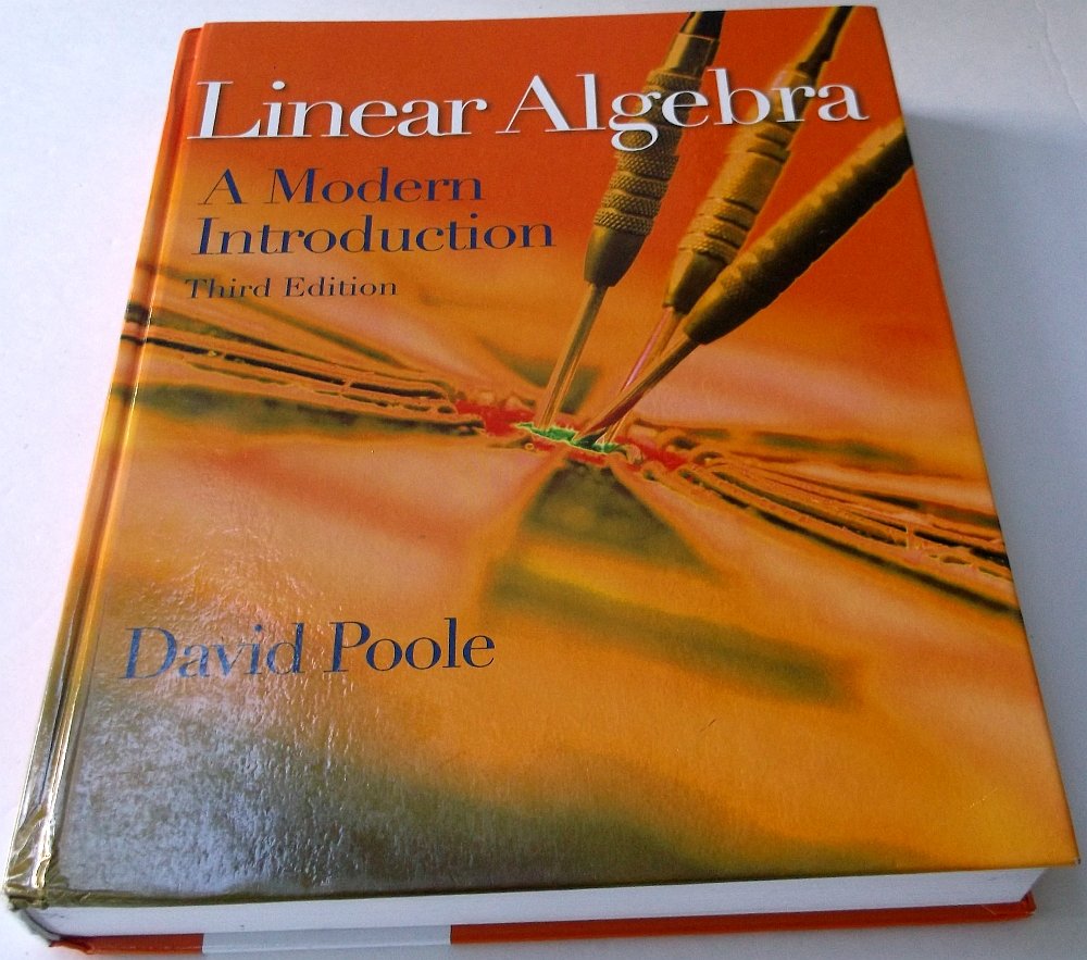 Linear Algebra: A Modern Introduction: Amazon.co.uk: Poole, David ...