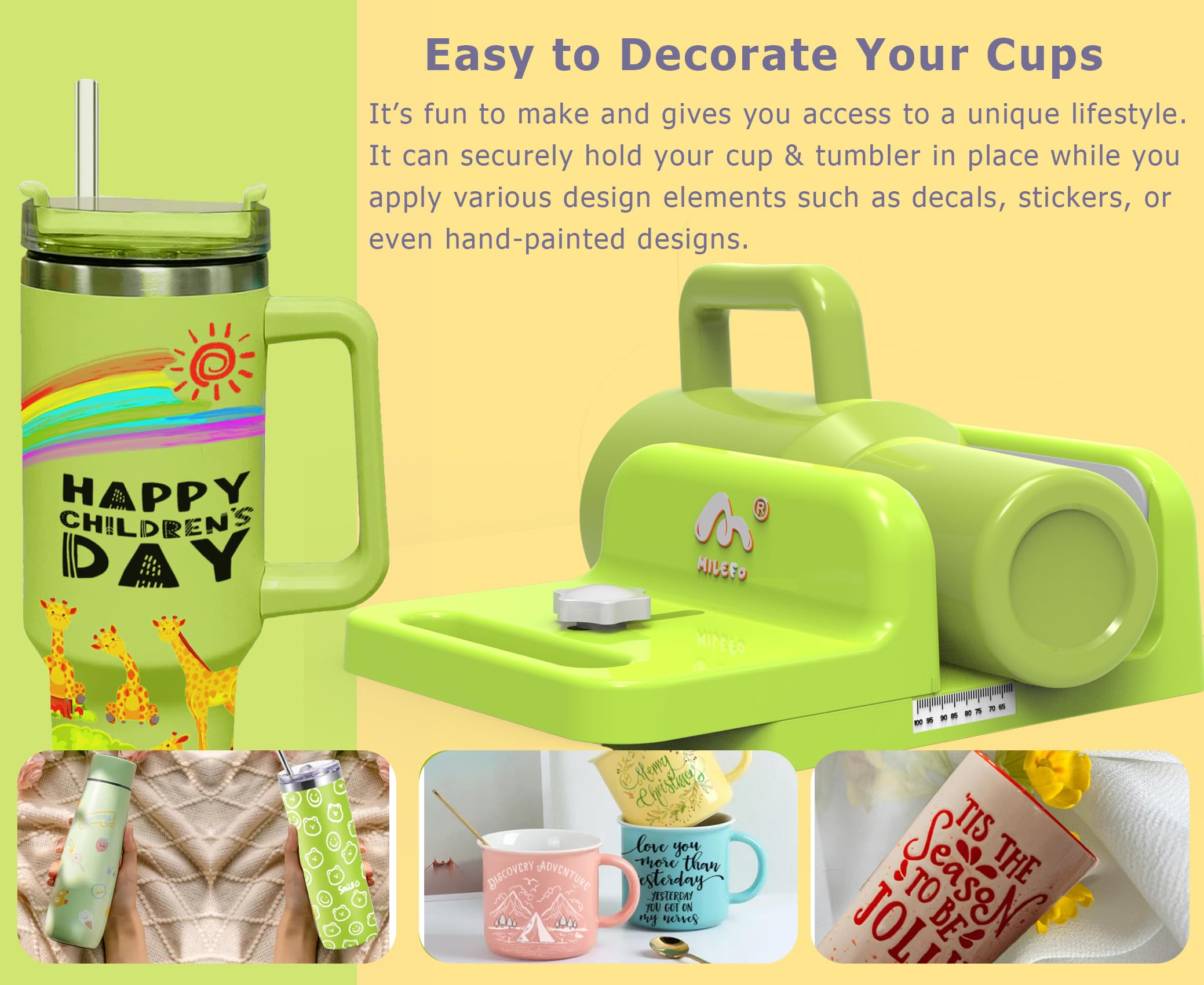 Snapklik.com : MiLefo Adjustable Tumbler Clamp For Sublimation