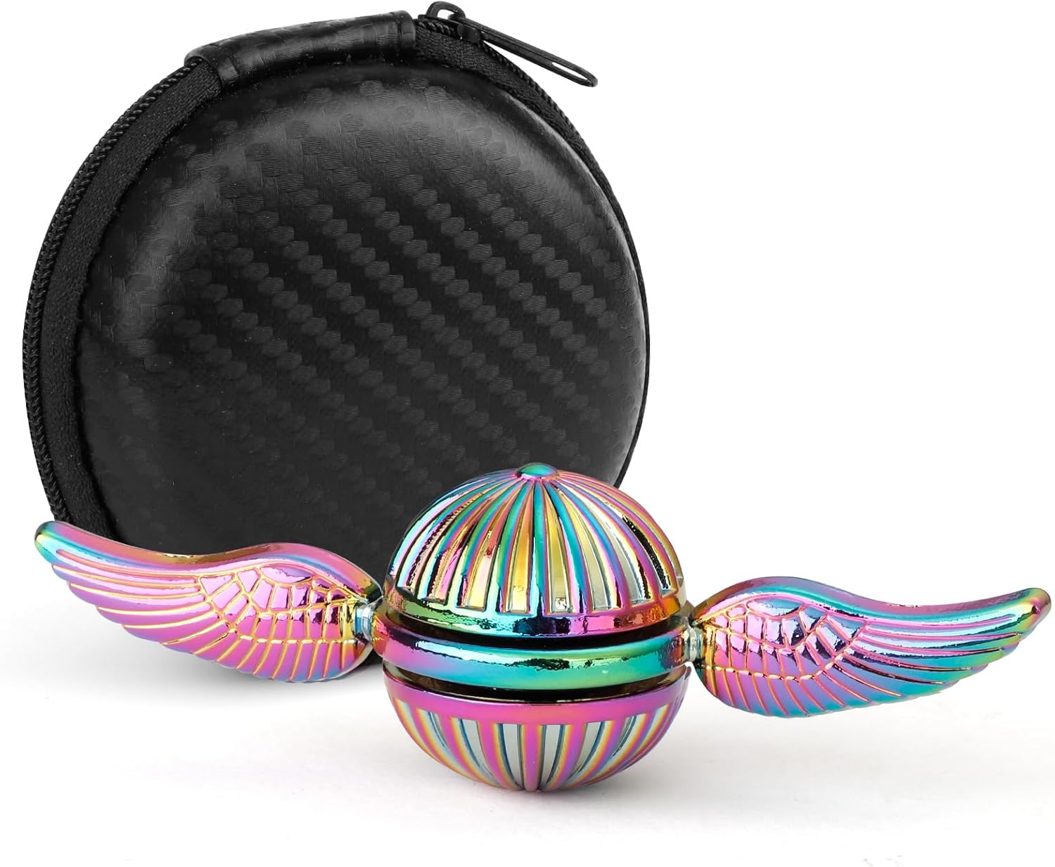 Amazon.com: Hand Fidget Spinner Toy for Kids Adults, Rainbow Metal ...