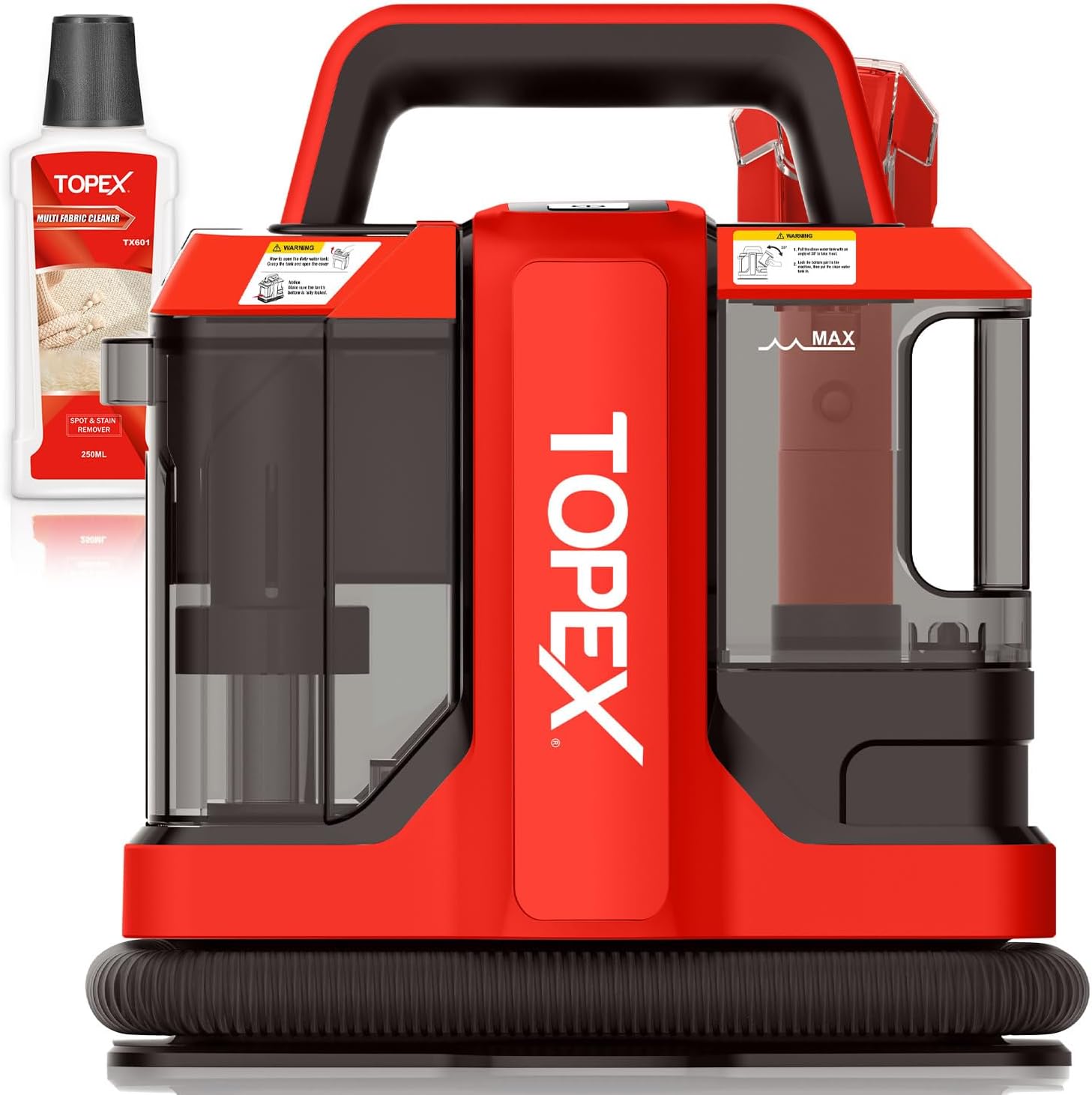 TOPEX 450W Carpet and Upholstery Spot Cleaner, Multi-Purpose Portable ...