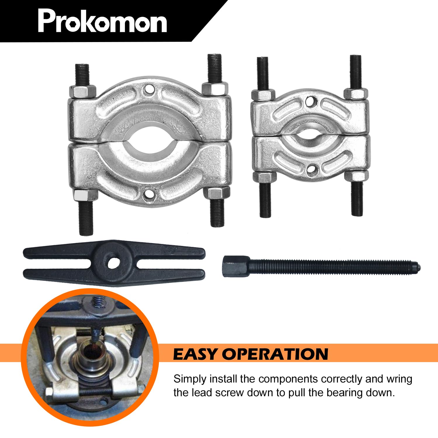 Snapklik.com : Prokomon Bearing Puller Set 5-Ton-Capacity Bearing ...