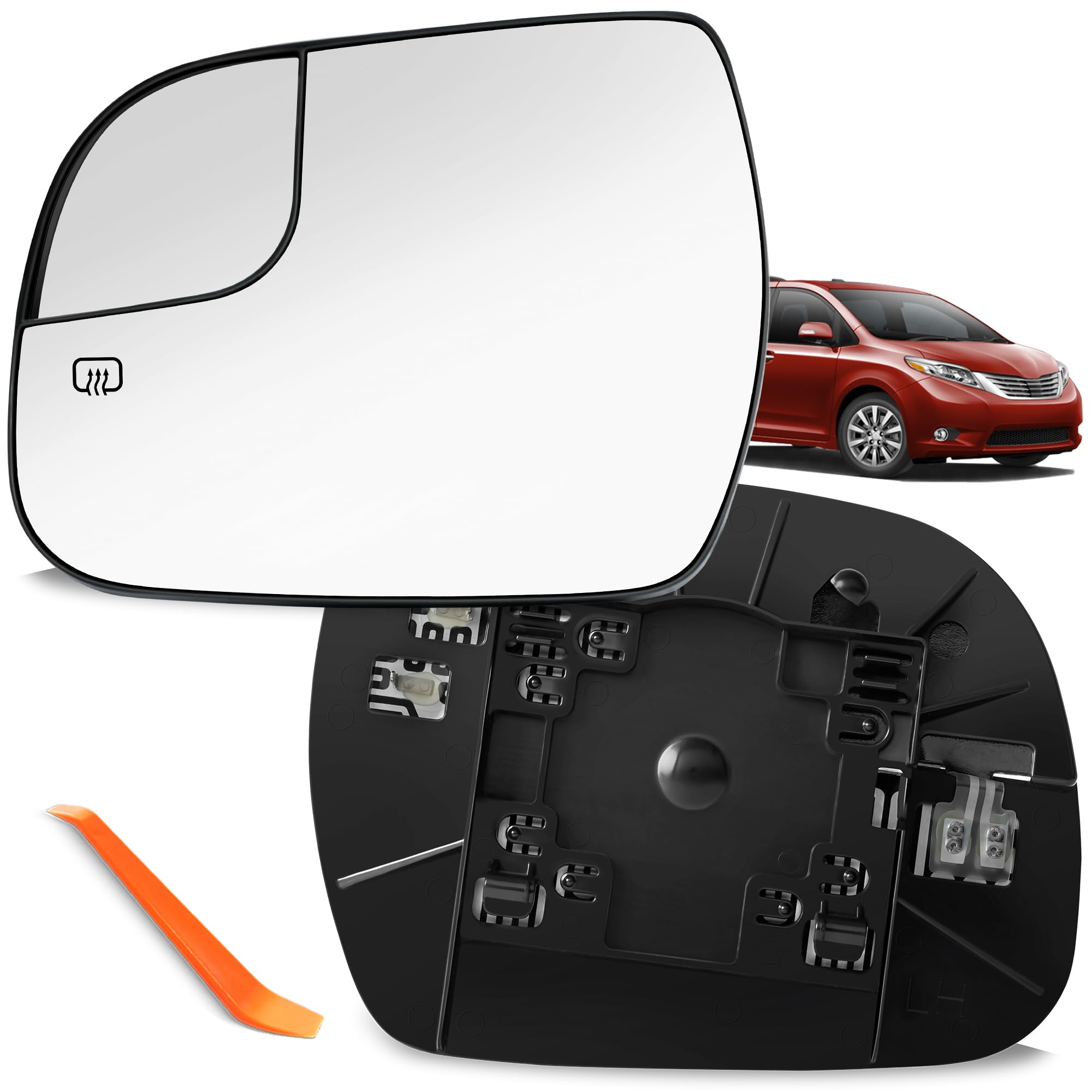 Amazon.com: SNEMEEY Compatible with Toyota Sienna Driver Side Mirror ...