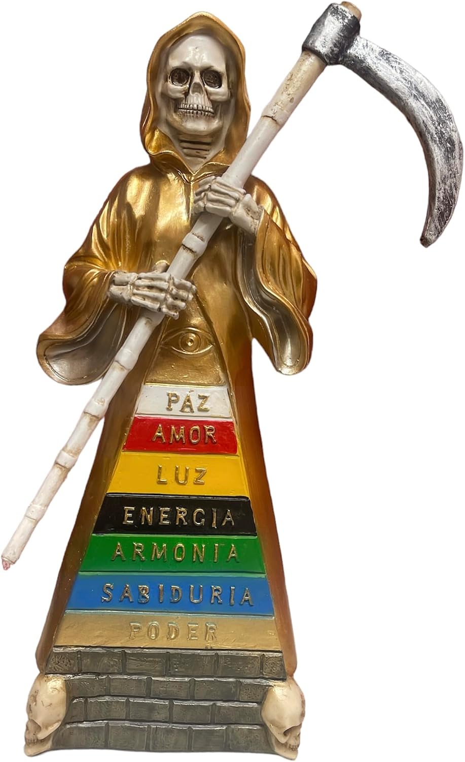 Amazon.com: Statues Mario's Collection Santa Muerte 12" Pyramid Style 7 ...