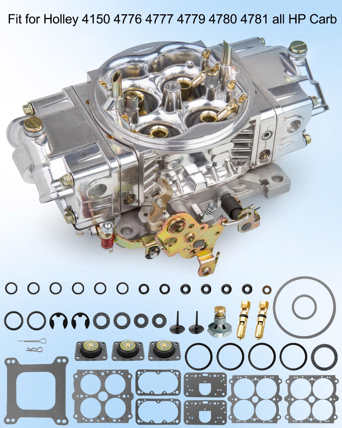Holley Carburetor Holley 4150 Carburetor Rebuild Kit - Gasket & Parts ...