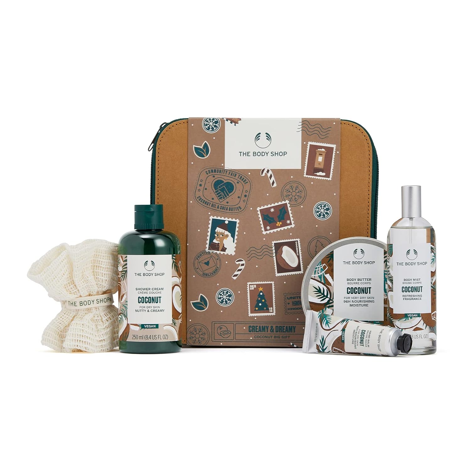 Amazon.com : The Body Shop Creamy & Dreamy Coconut Big Gift Set ...