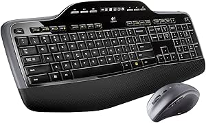 Logitech Wireless Desktop MK700 Keyboard and Laser Mouse : Amazon.ae ...