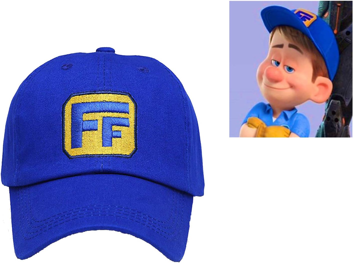 Fix It Felix Hat Adult Baseball Cap Adjustable Blue Embroidered Casual ...
